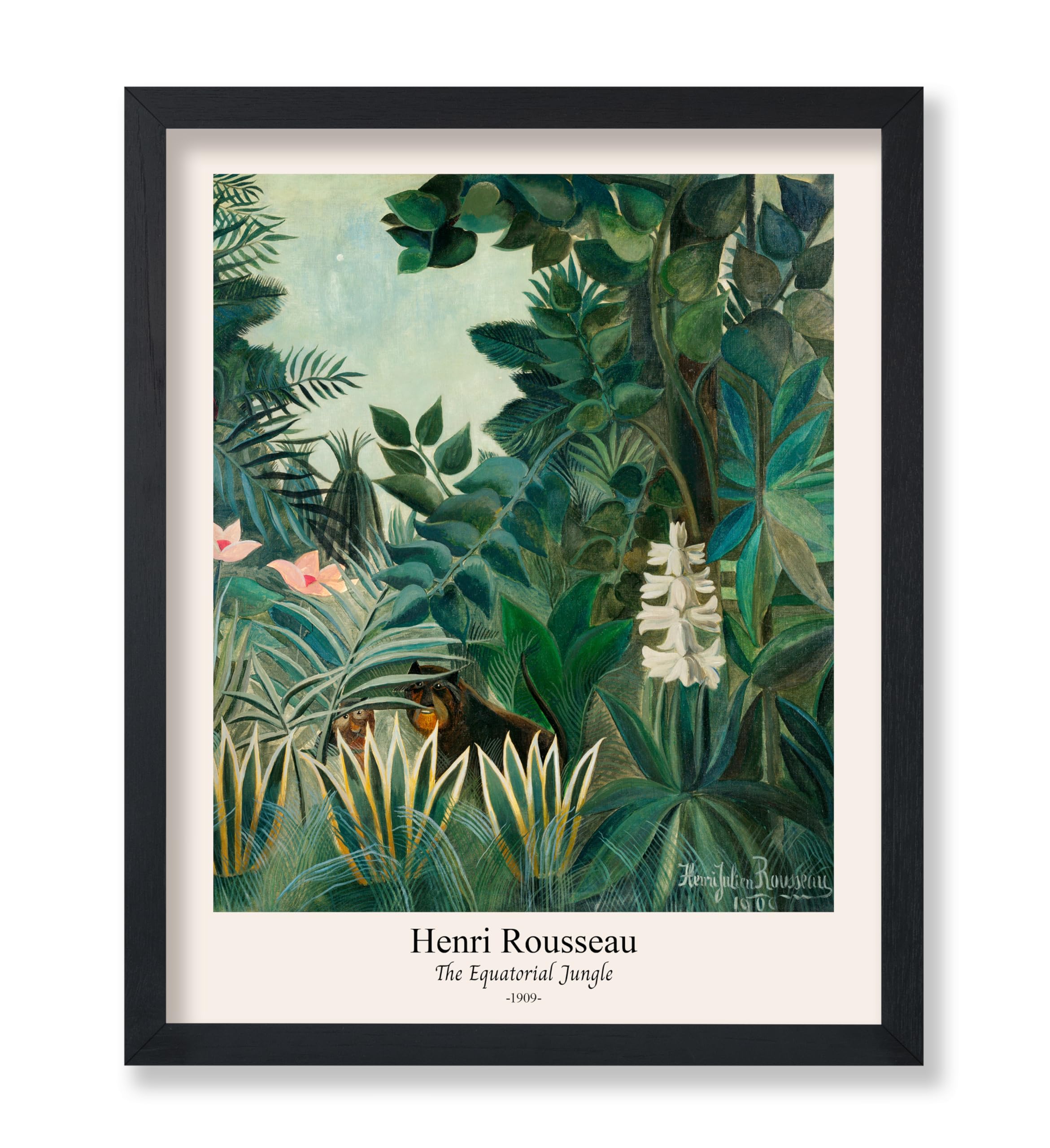 Poster Master Vintage Henri Rousseau Poster - Retro The Equatorial ...