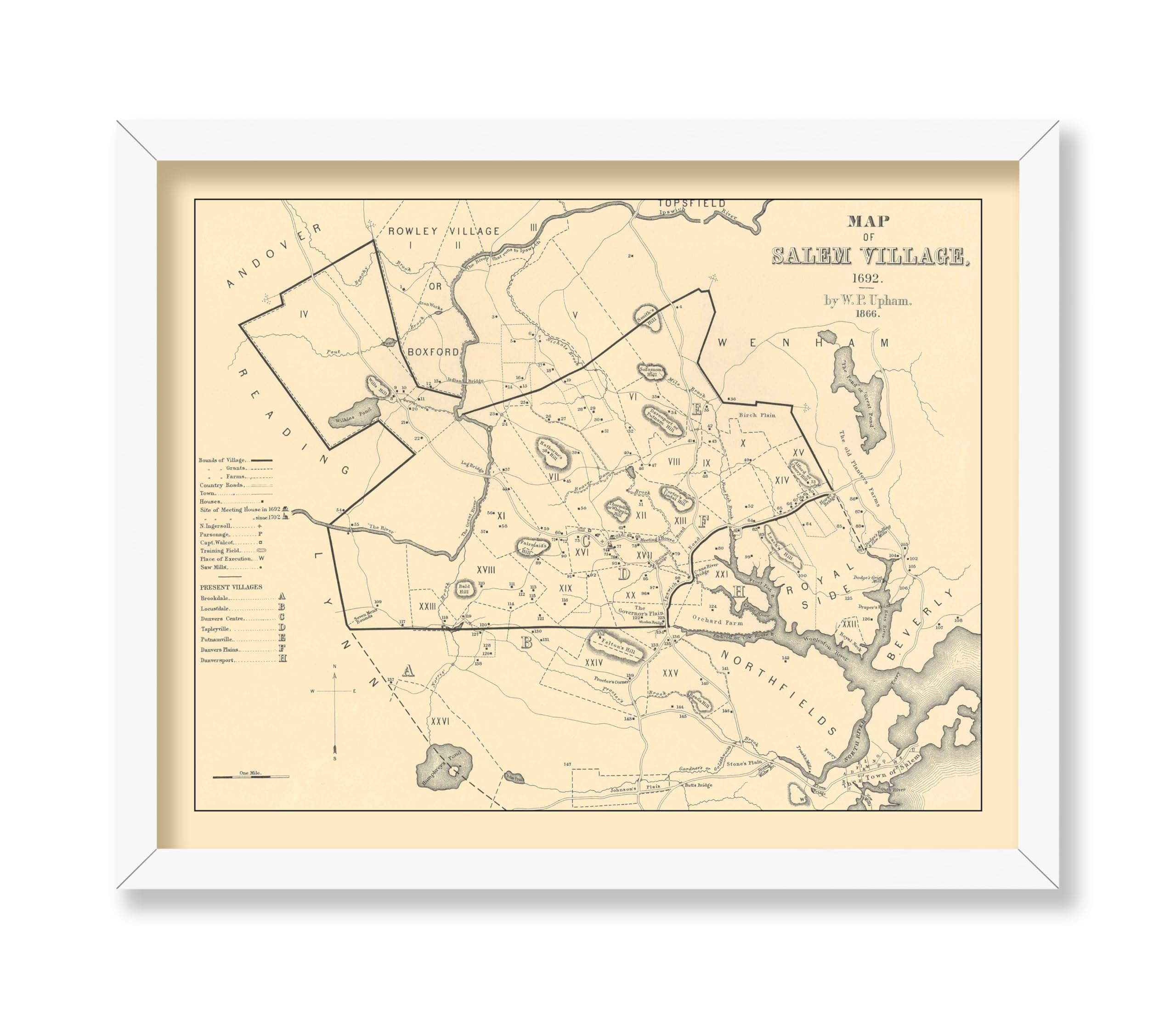 Poster Master Vintage Historical Poster - Retro Geography Print - Gift ...