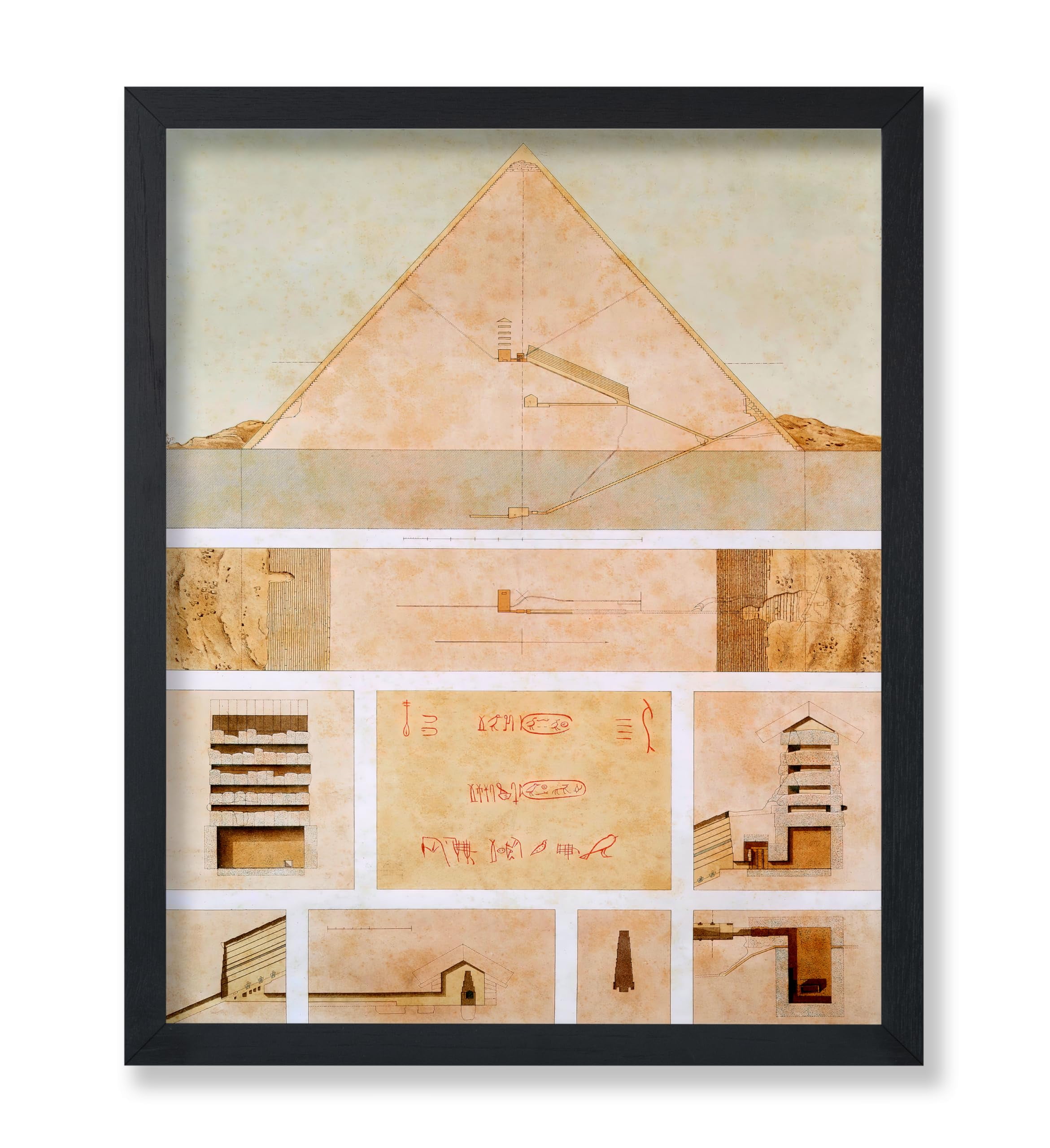 Poster Master Vintage Historical Poster - Retro Illustration Print - 11x14 UNFRAMED Wall Art ...