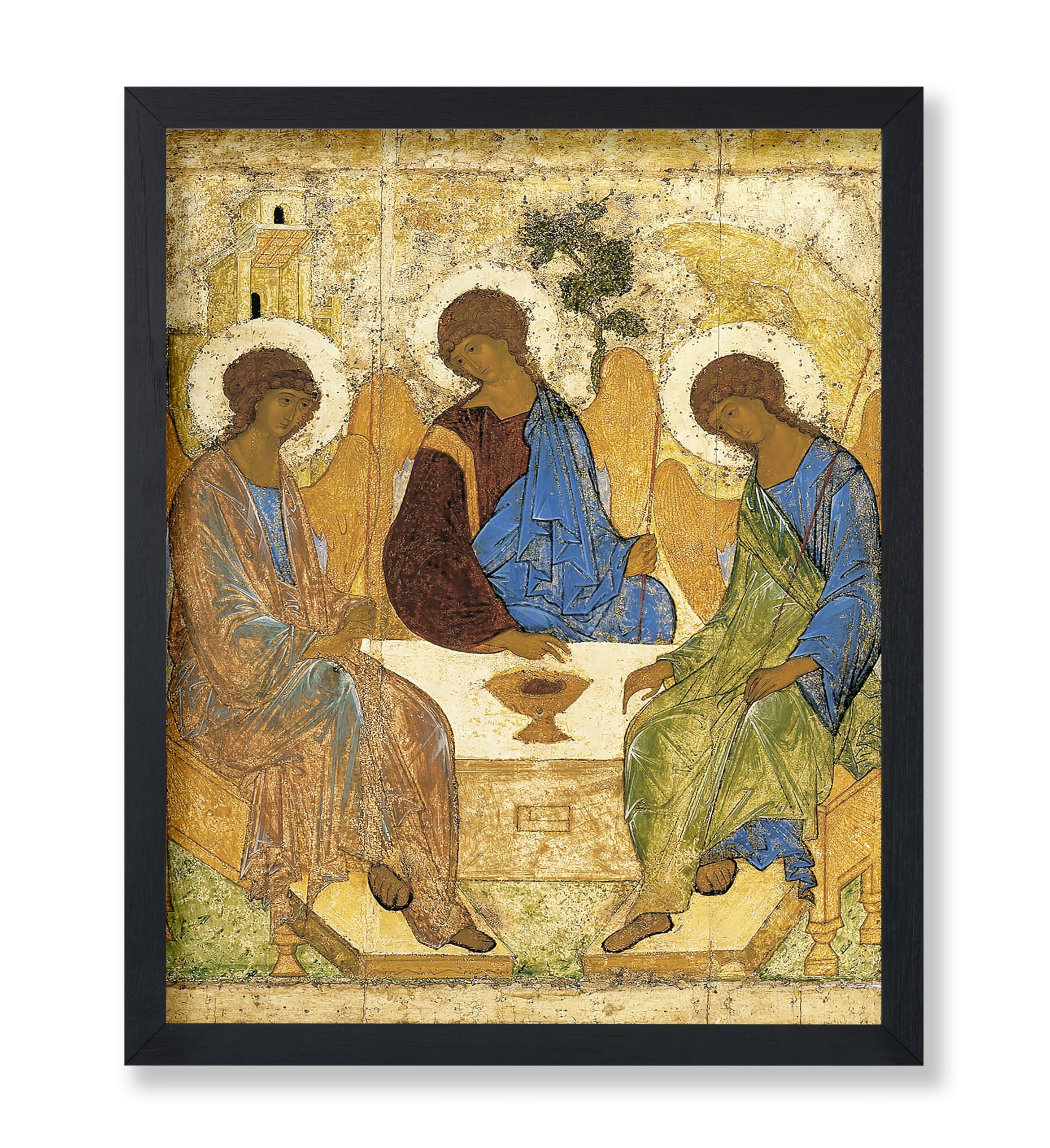 Poster Master Vintage Illustration Poster - Retro Byzantine Print - Gift for Religious, Friend ...