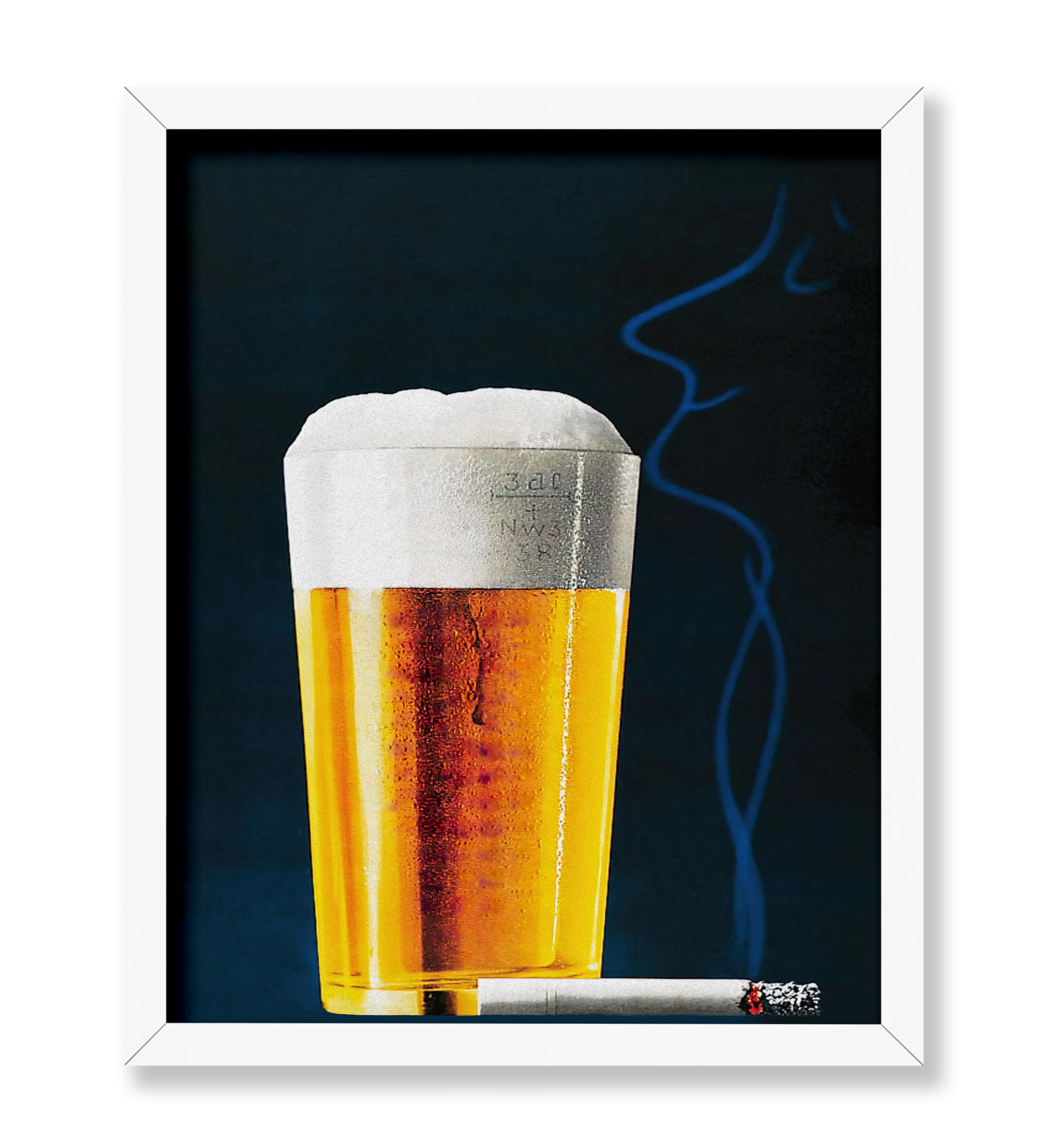 Poster Master Vintage Illustration Poster - Retro Minimalist Print ...