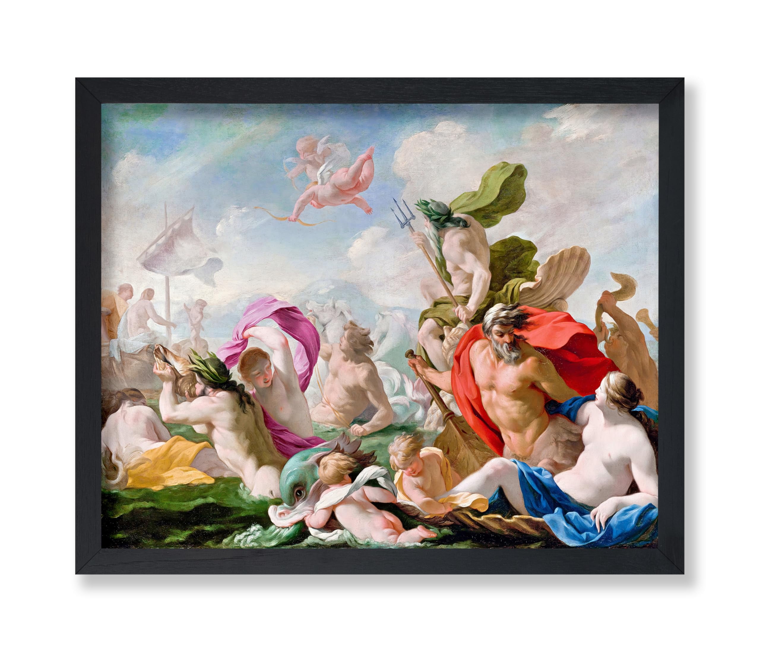 Poster Master Vintage Illustration Poster - Retro Mythical Print - Gift ...