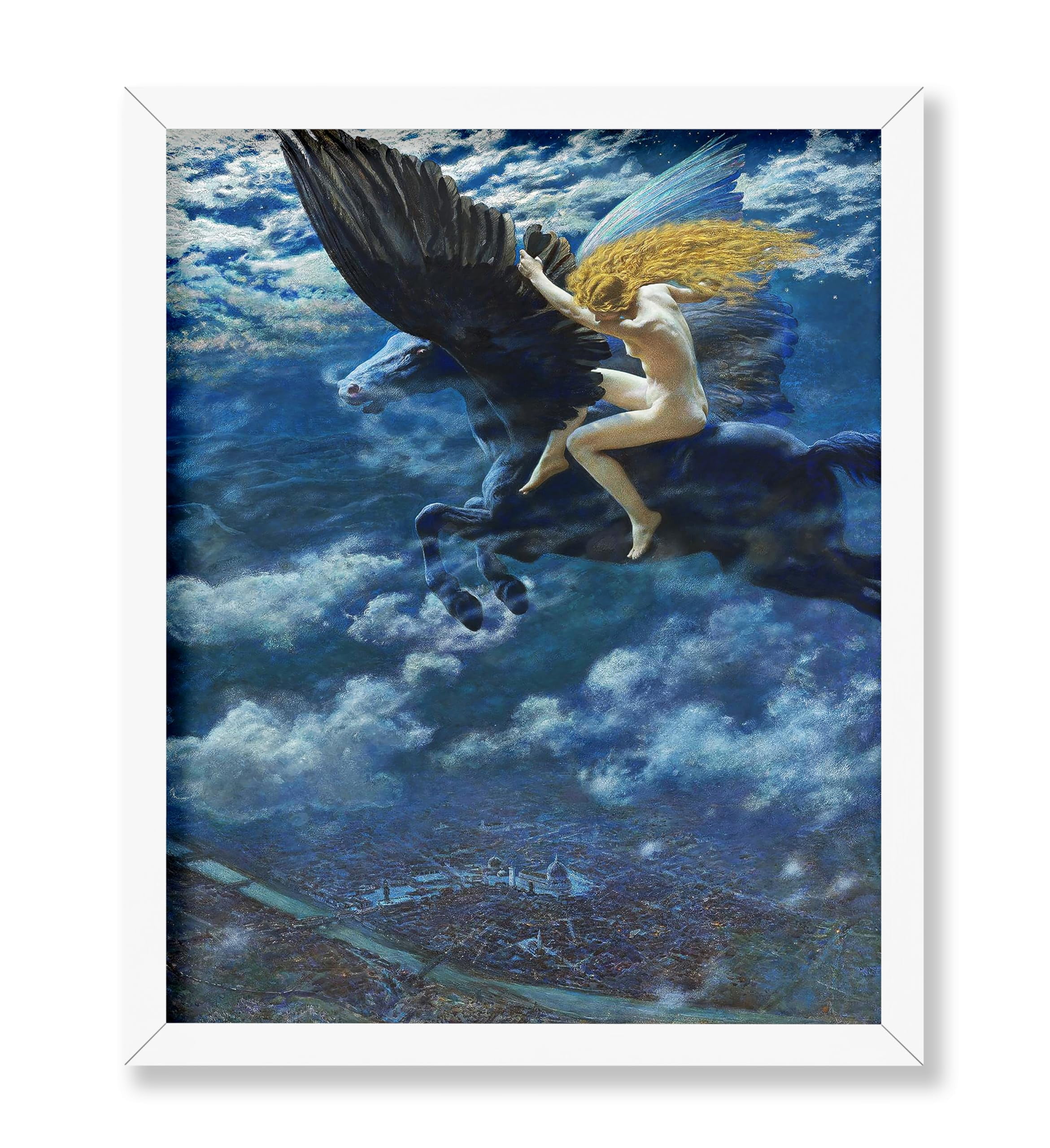 Poster Master Vintage Illustration Poster - Retro Mythology Print ...