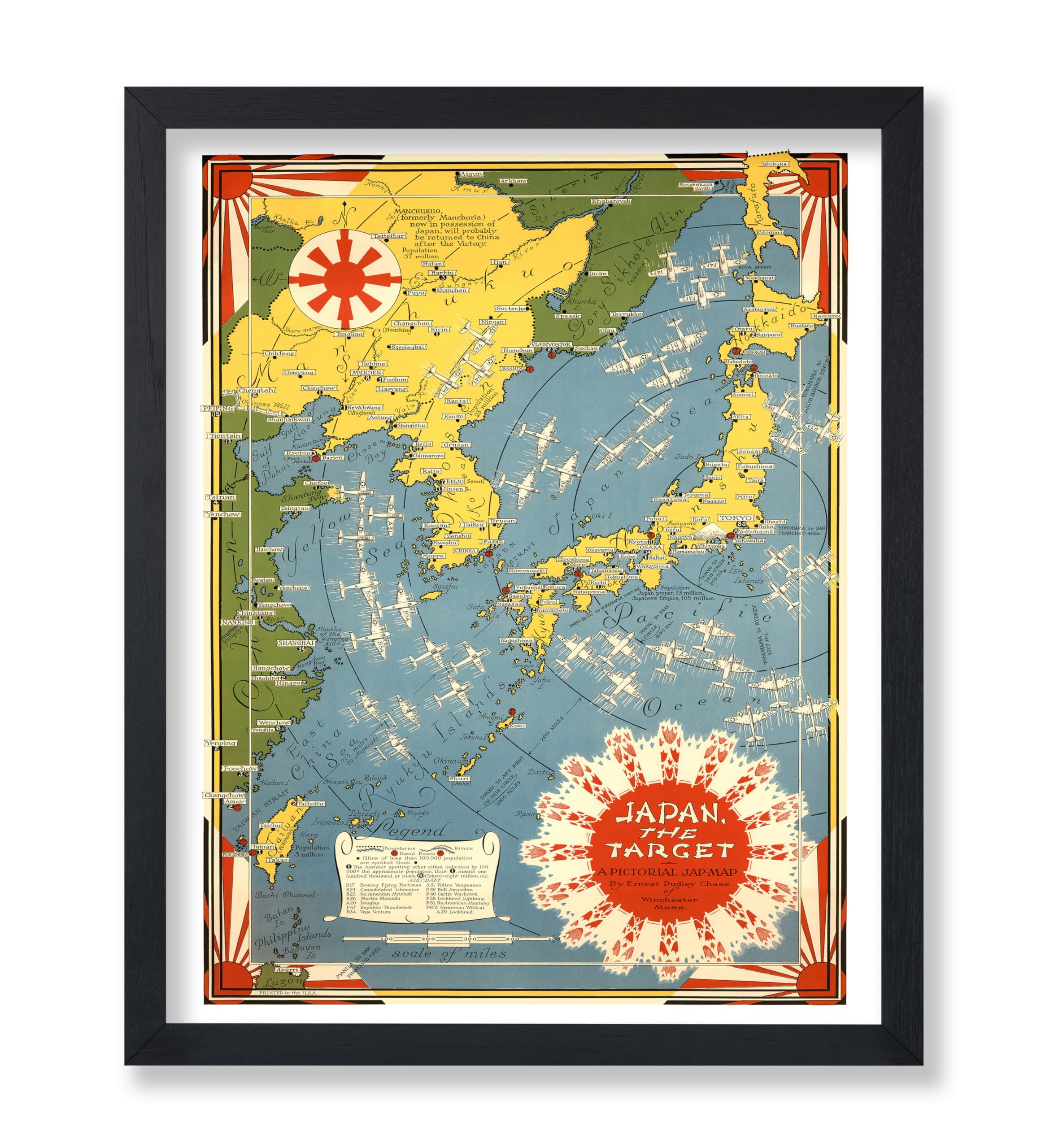 Poster Master Vintage Japan the Target Poster - Retro World War 2 Japan ...
