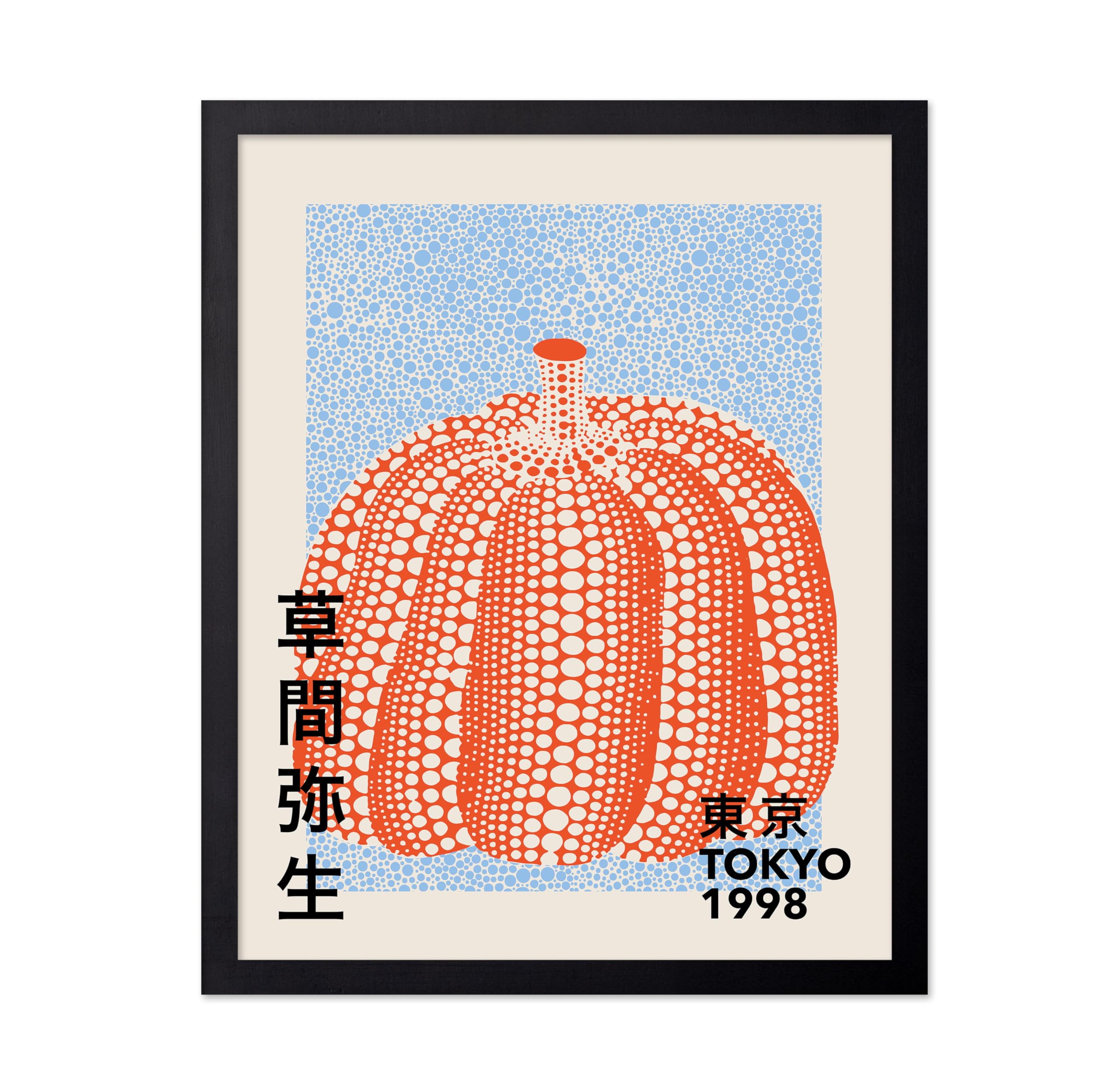 Poster Master Vintage Kusama Poster - Pumpkin Forever Print - Tokyo Art ...