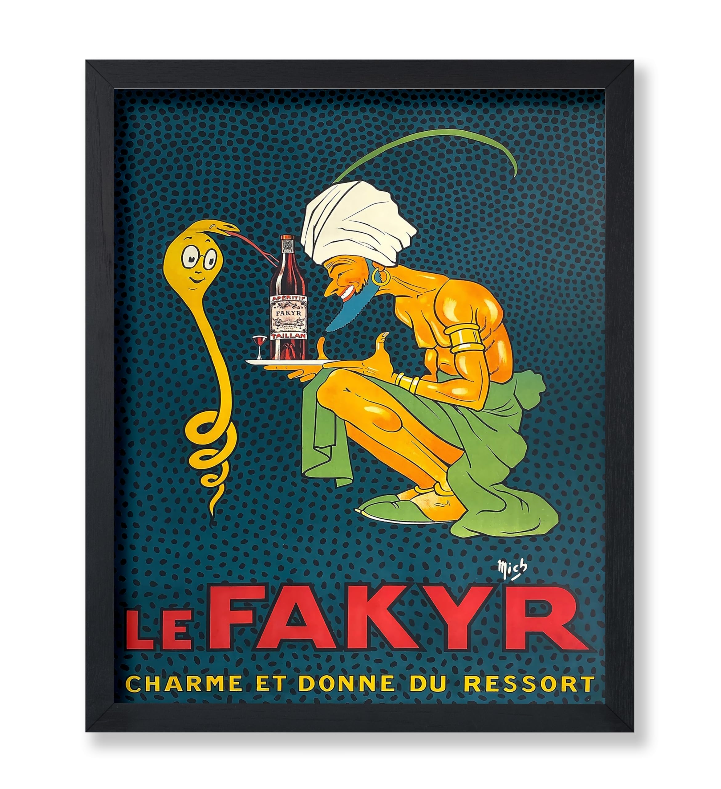 Poster Master Vintage Le Fakyr Aperitif Poster - Retro Alcohol Print ...