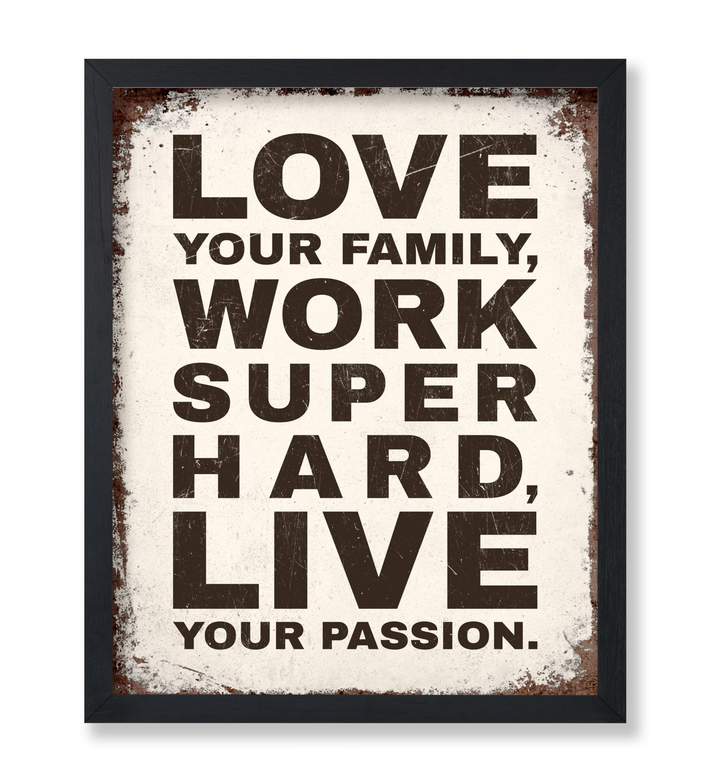 Poster Master Vintage Love Your Family Poster - Live Your Passion Print ...
