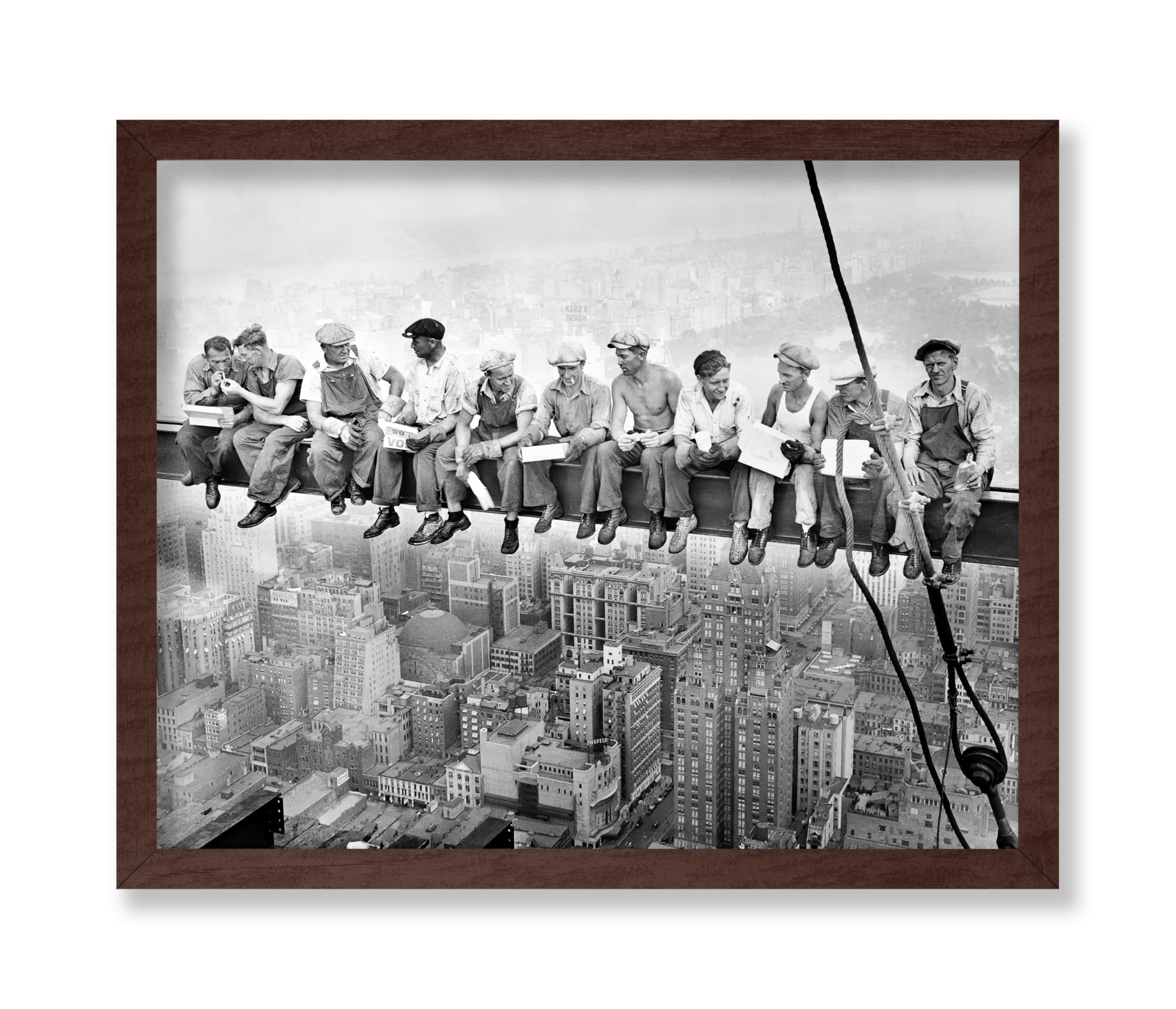 Poster Master Vintage Lunch Atop a Skyscraper Poster - Retro New York ...