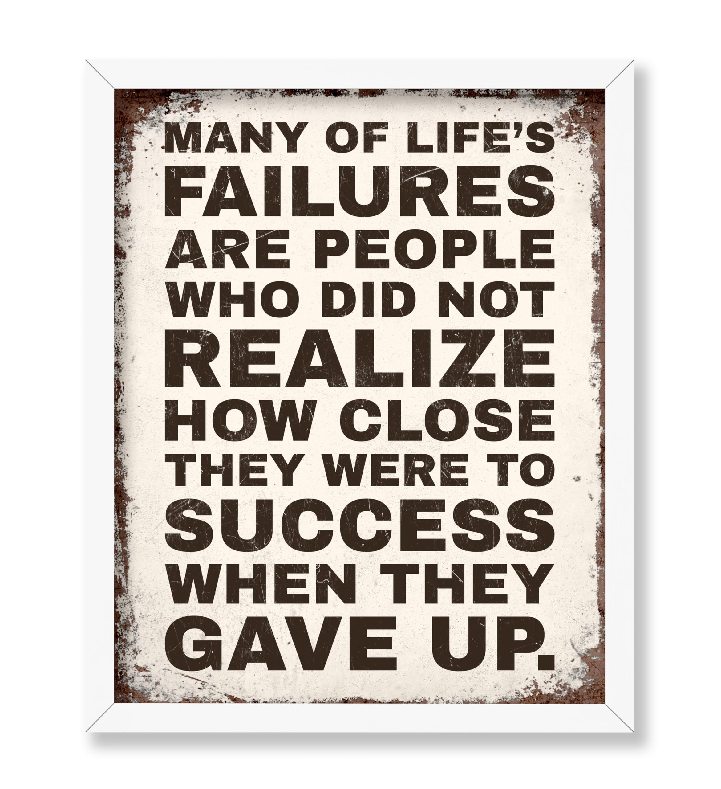 Poster Master Vintage Many Of Life's Failures Poster - Success Print ...