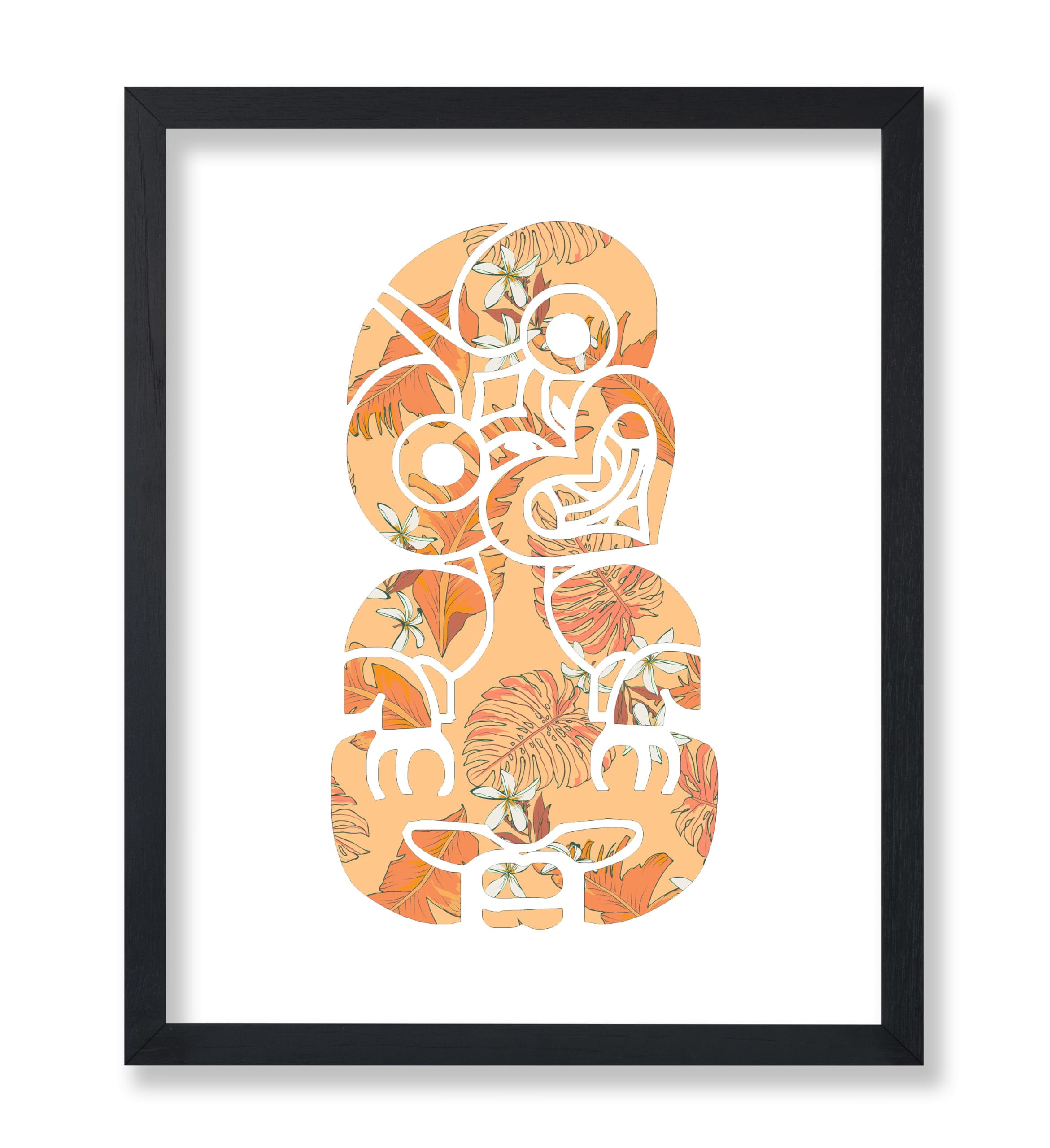 Poster Master Vintage Maori Poster - Retro Tiki Print - 8x10 UNFRAMED ...