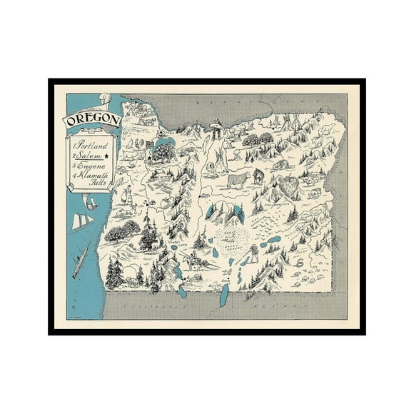 Travel Oregon Poster