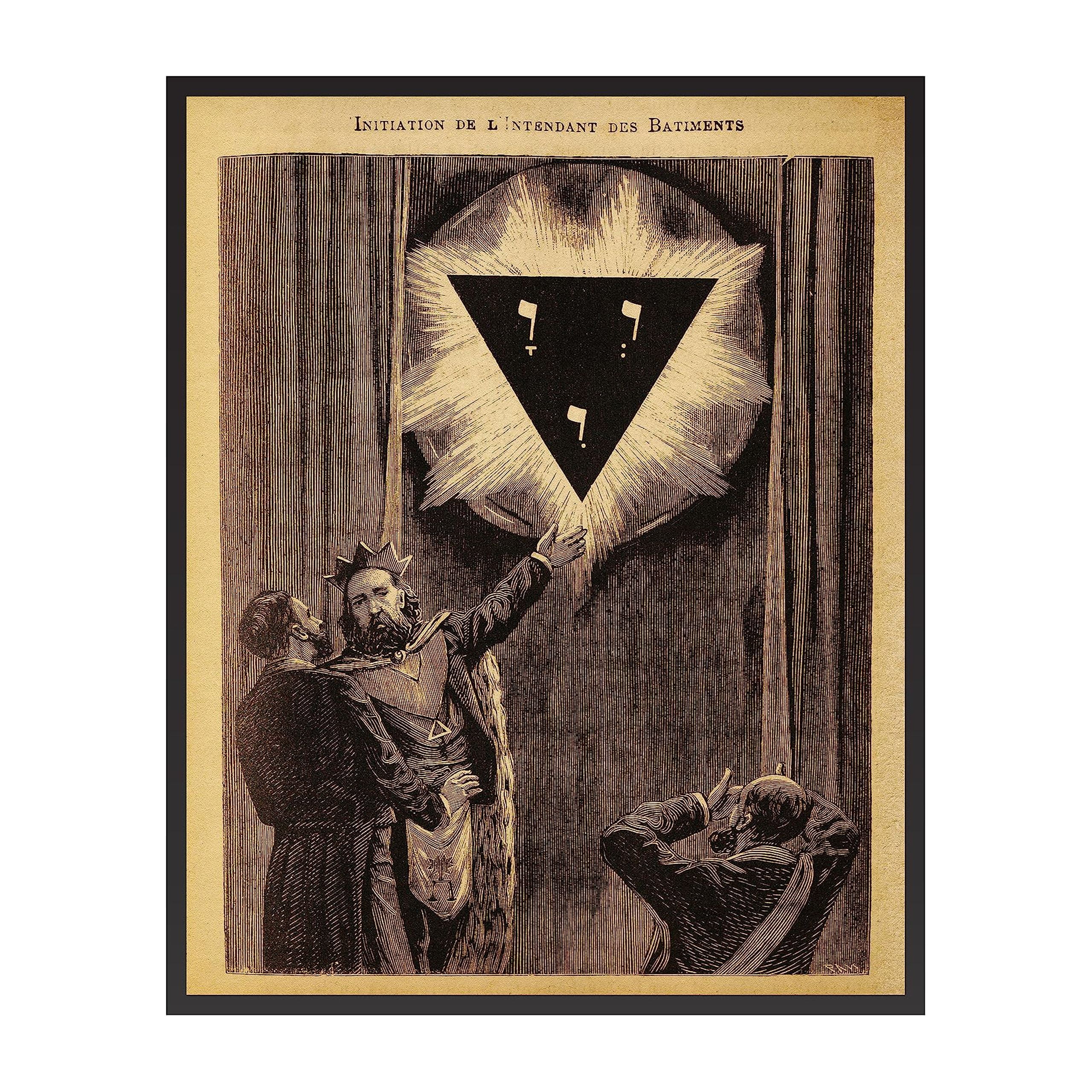 Poster Master Vintage Masonic Poster - Retro Photograph Print - 8x10 UNFRAMED Wall Art - Gift ...