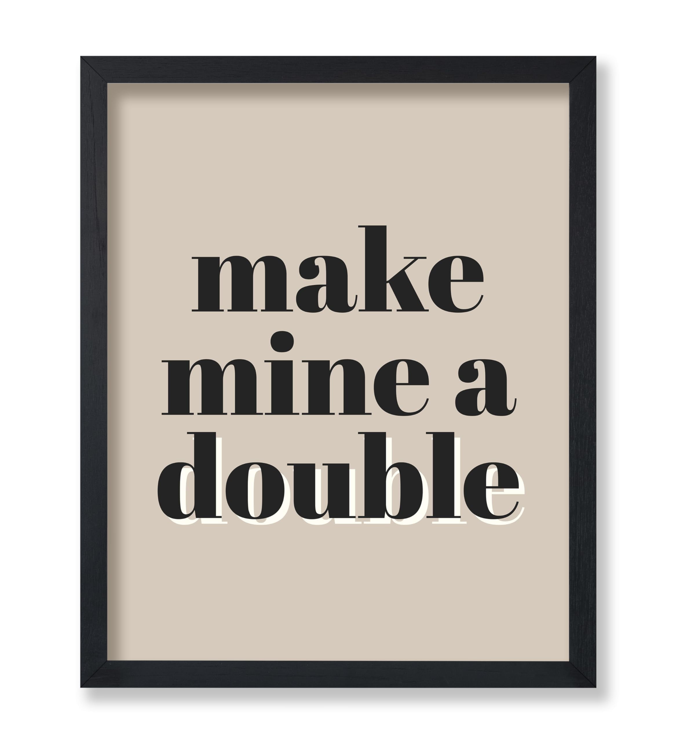 Poster Master Vintage Minimalist Poster - Retro Funny Print - Make Mine ...