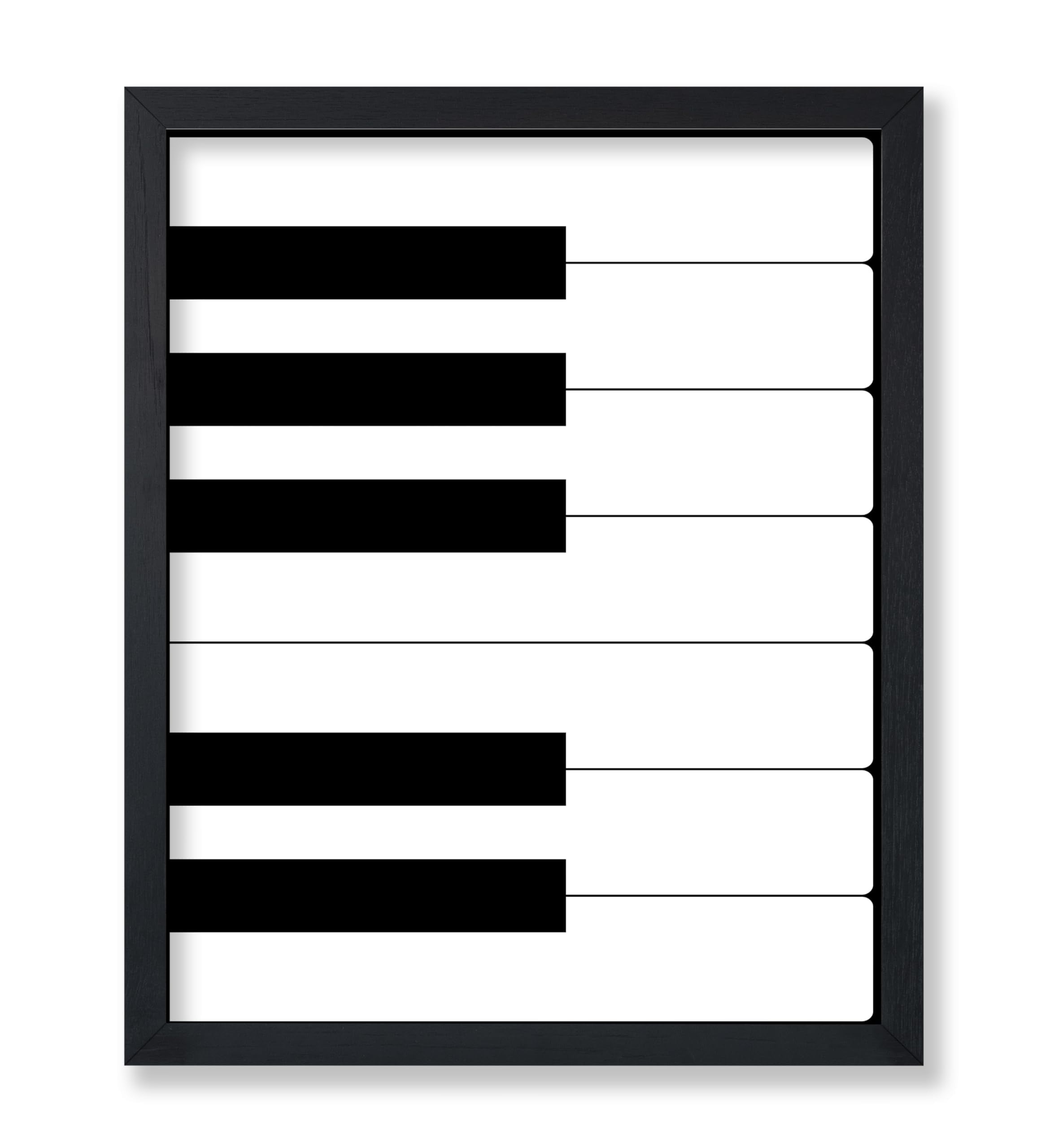 Poster Master Vintage Minimalist Poster - Retro Music Print - Piano Keys, Jazz, Modern, Abstract ...