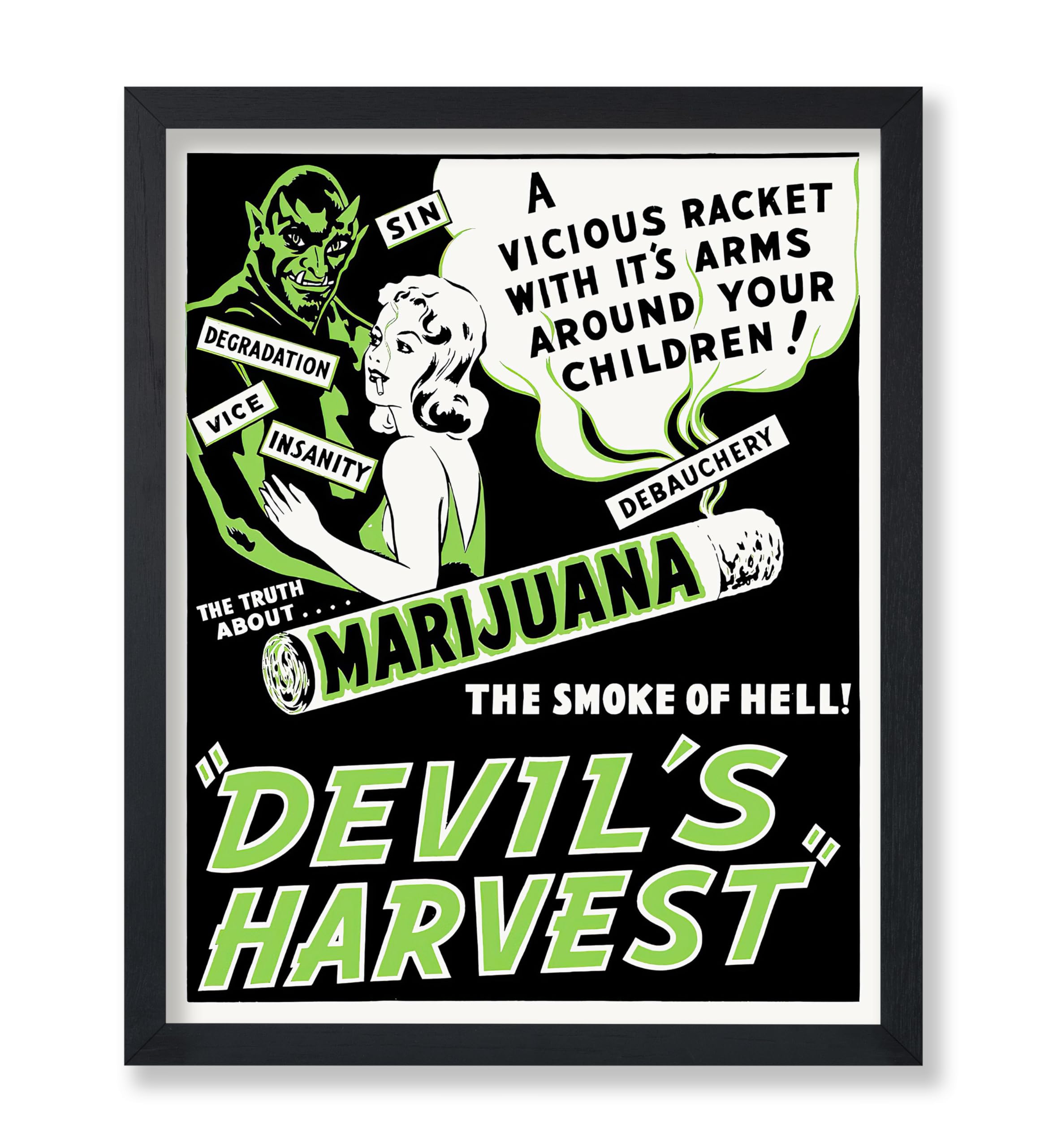 Poster Master Vintage Movie Poster - Retro Advertising Print - 16x20 ...