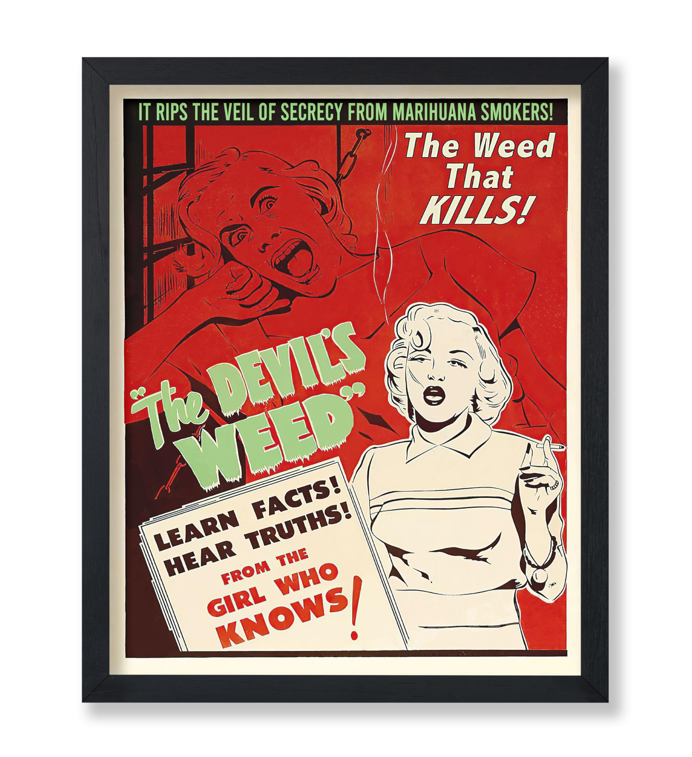 Poster Master Vintage The Devil's Weed Movie Poster - Retro Devil's ...