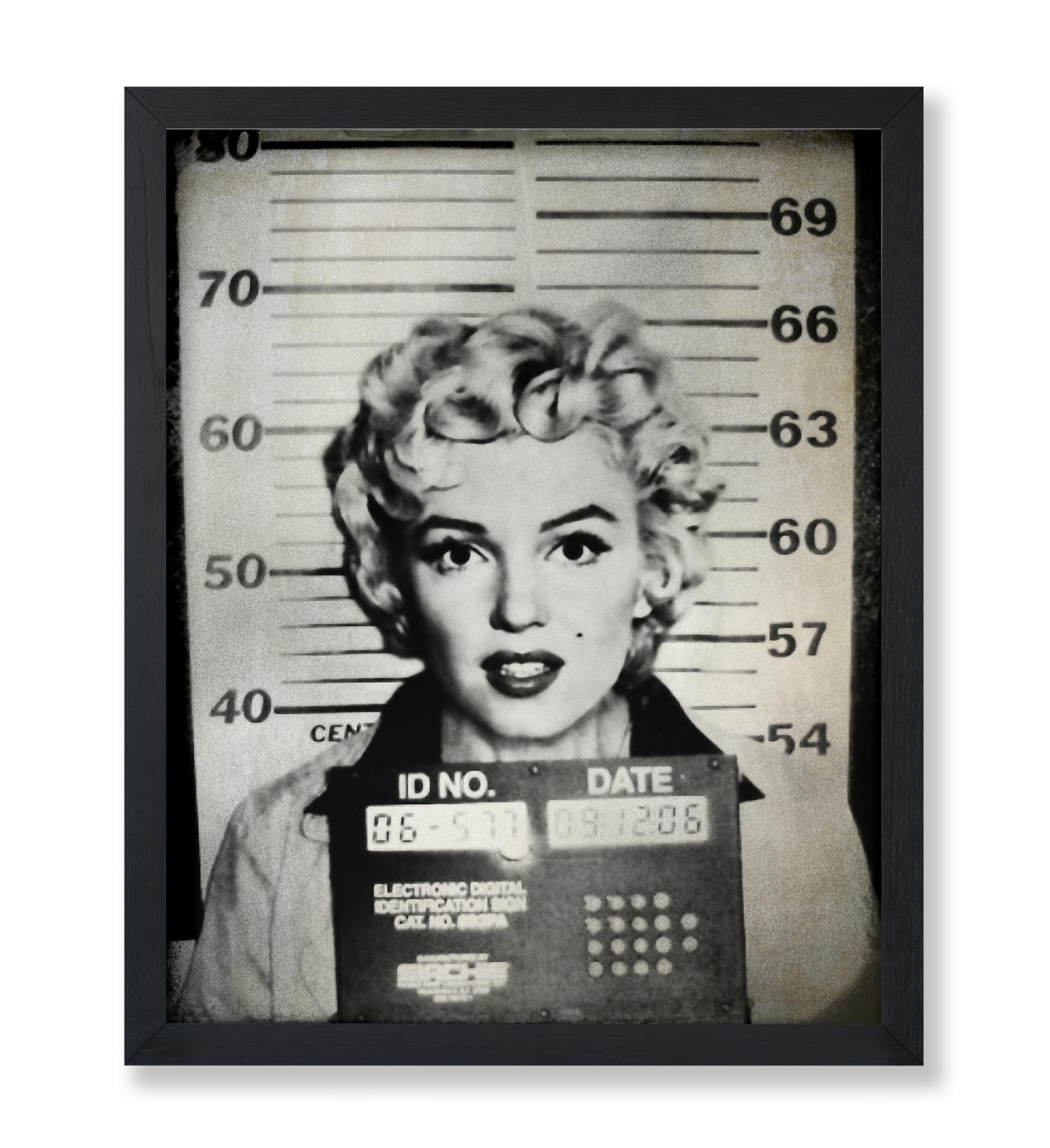 Poster Master Vintage Mugshot Poster - Retro Celebrity Print - 16x20 ...