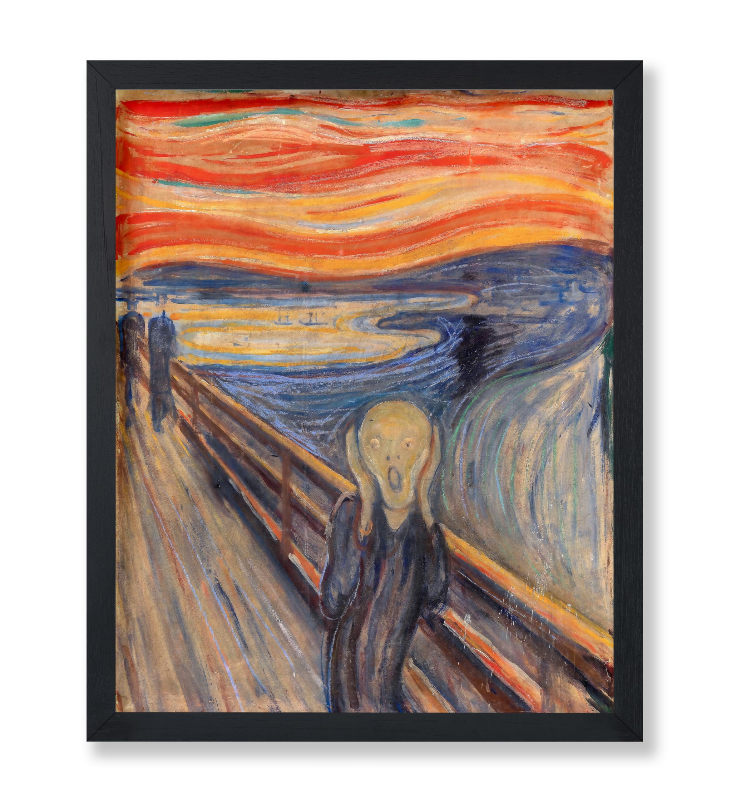 Poster Master Vintage Munch Poster - Retro Expressionism Print - 11x14 ...