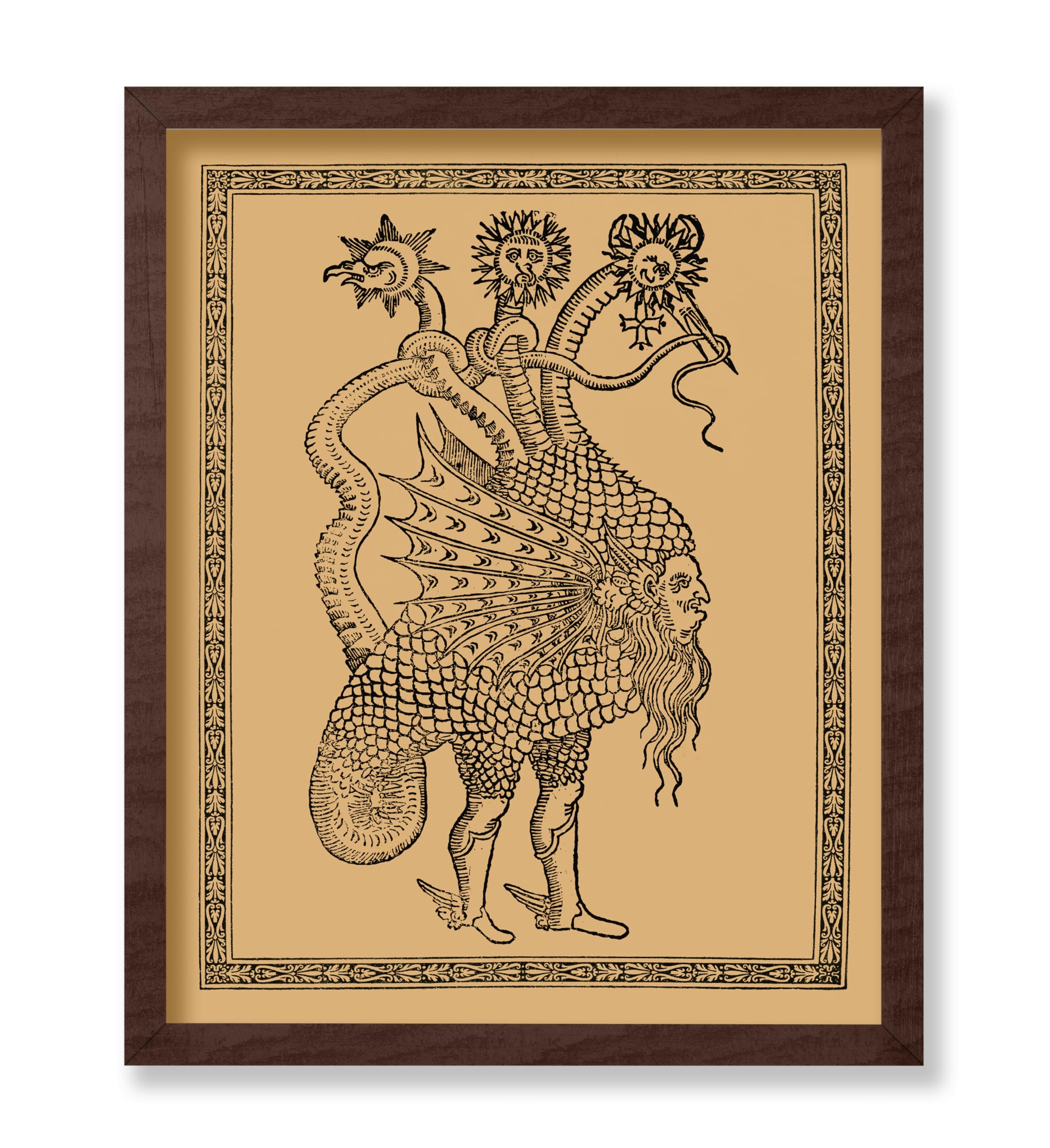 Poster Master Vintage Mythology Poster - Retro Supernatural Print - Gift for Artist, Friend ...