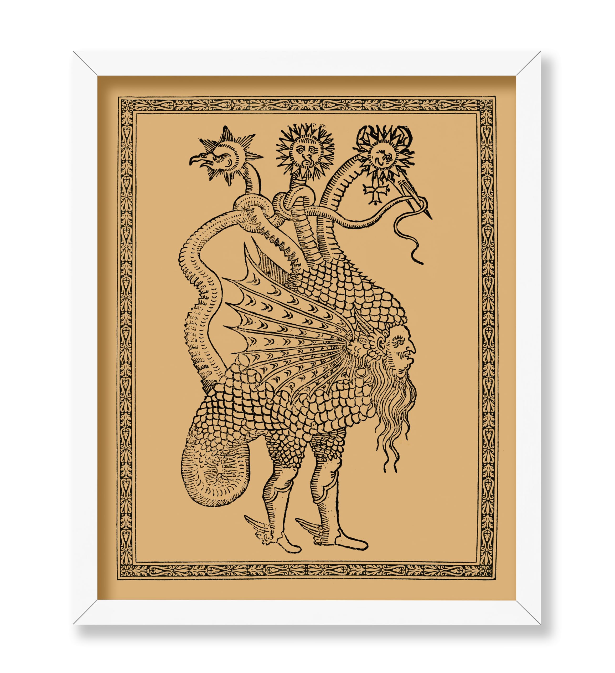 Poster Master Vintage Mythology Poster - Retro Supernatural Print - Gift for Artist, Friend ...