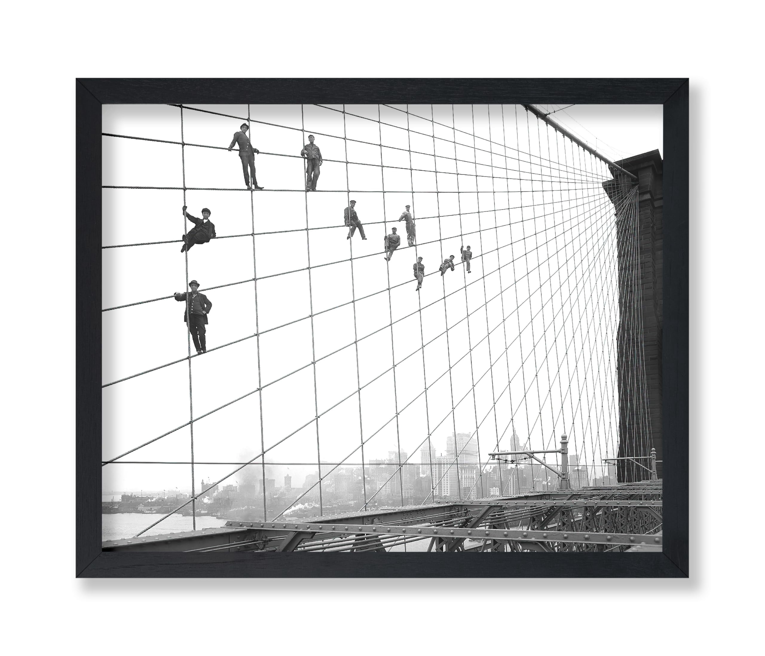 Poster Master Vintage New York Poster - Retro Painters on Brooklyn ...