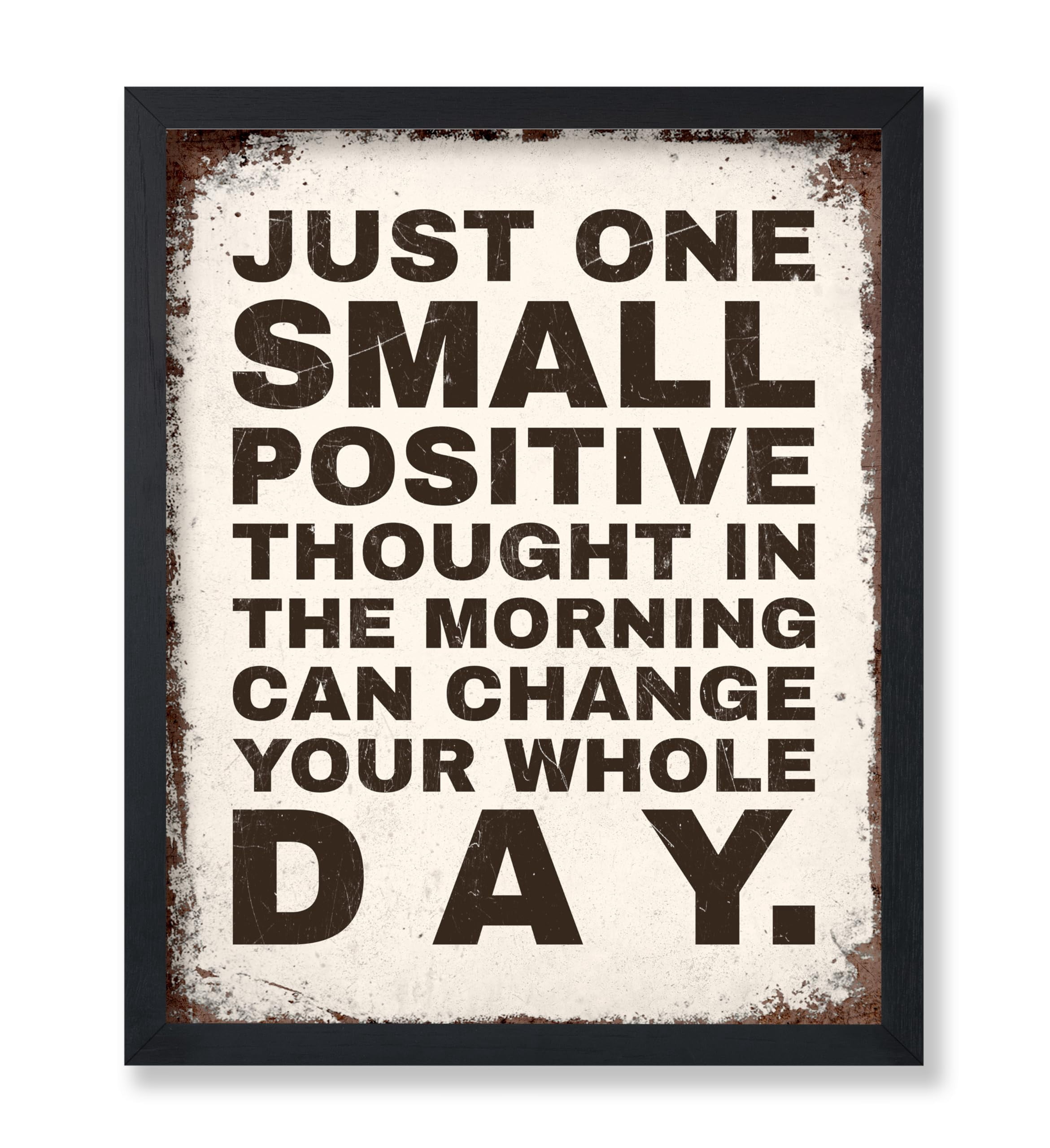 Poster Master Vintage One Small Positive Thought In The Morning Poster ...