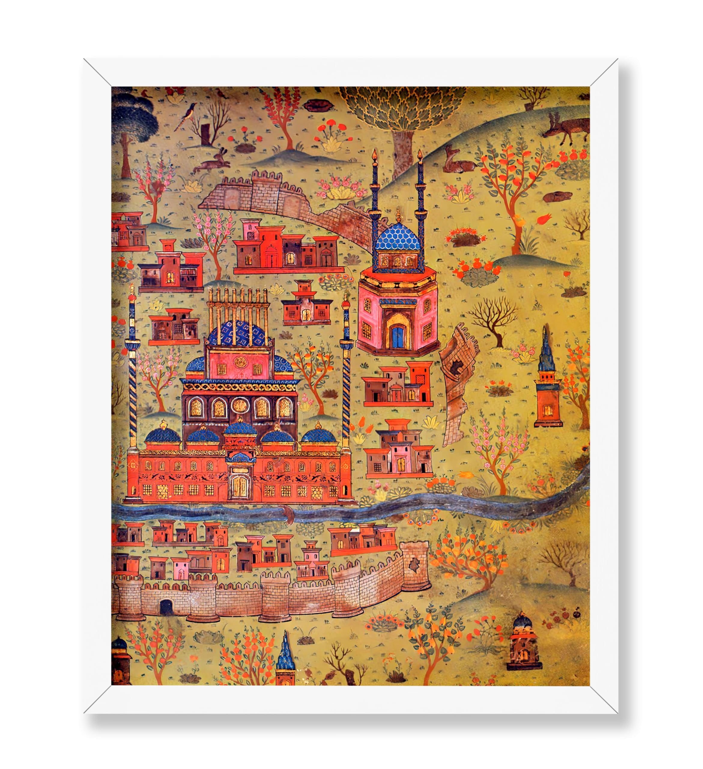 Poster Master Vintage Ottoman Empire Poster - Retro Map Print - Gift ...