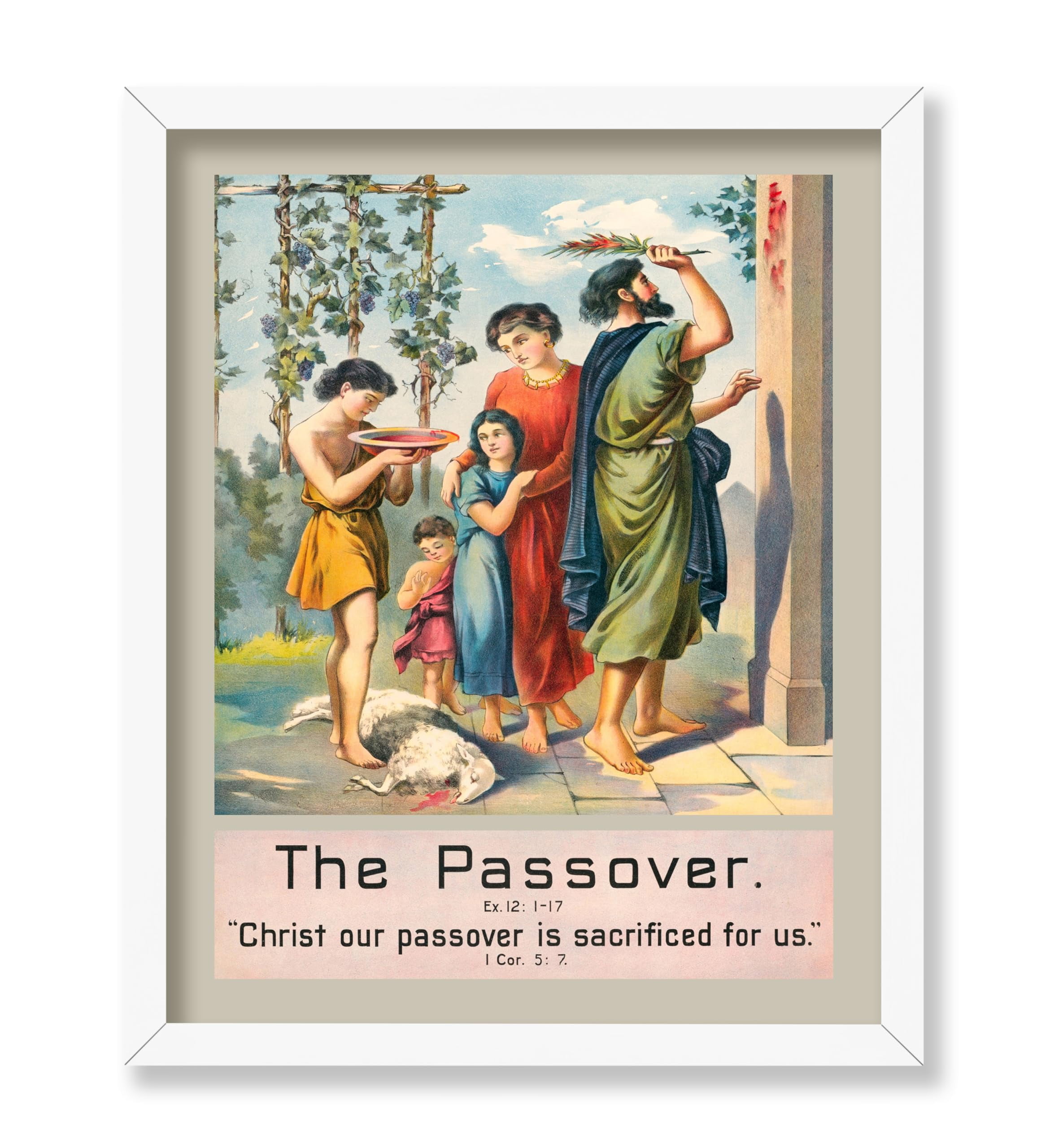 Poster Master Vintage The Passover Poster - Retro Bible Verse Print ...