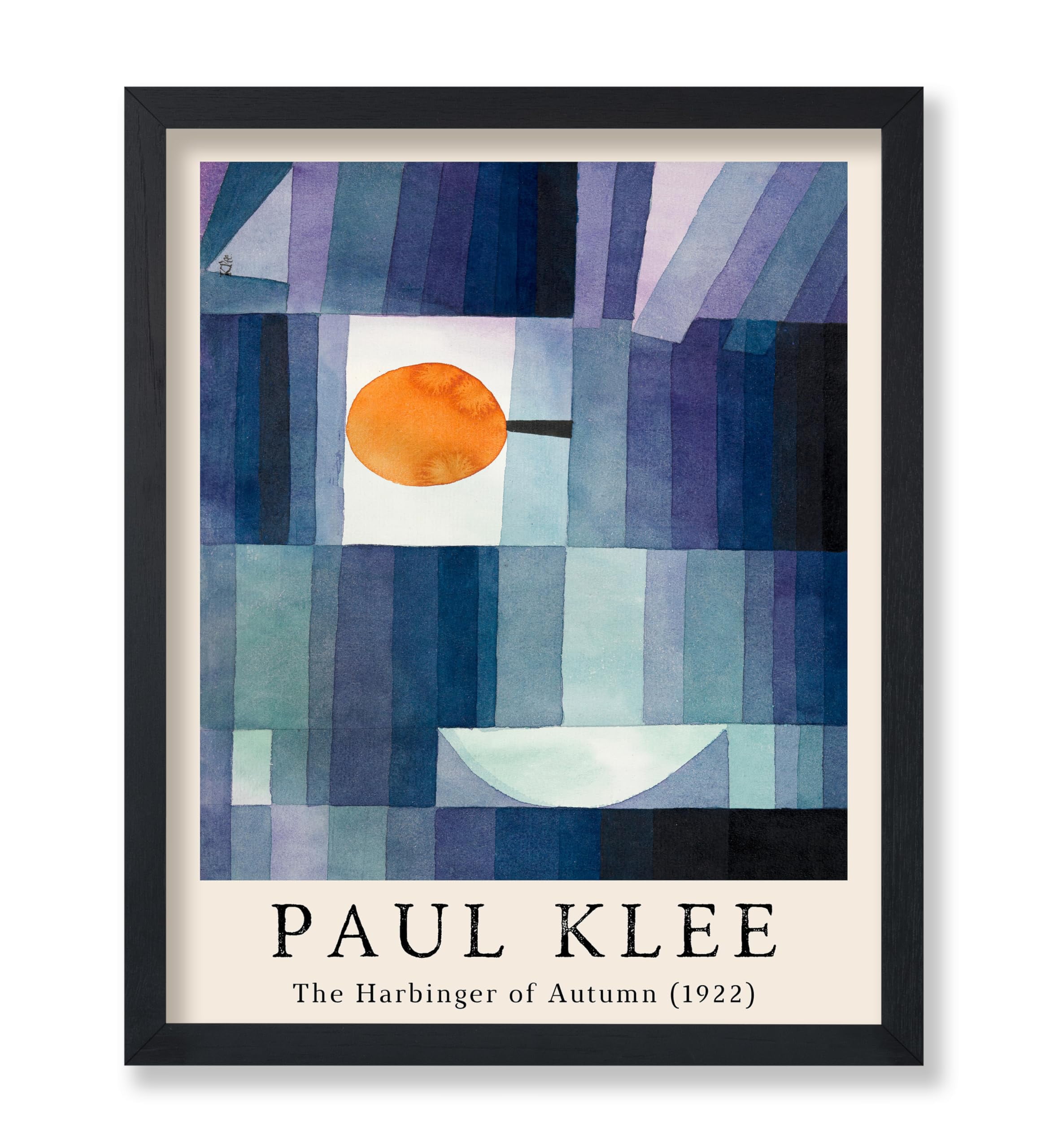 Poster Master Vintage Paul Klee Poster - Retro Harbinger of Autumn ...