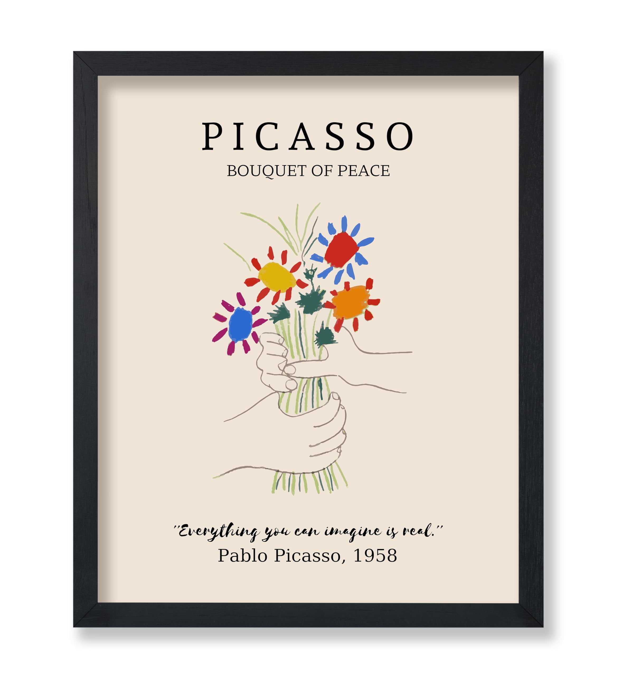 Poster Master Vintage Picasso Poster - Retro Minimalist Print - Gift ...