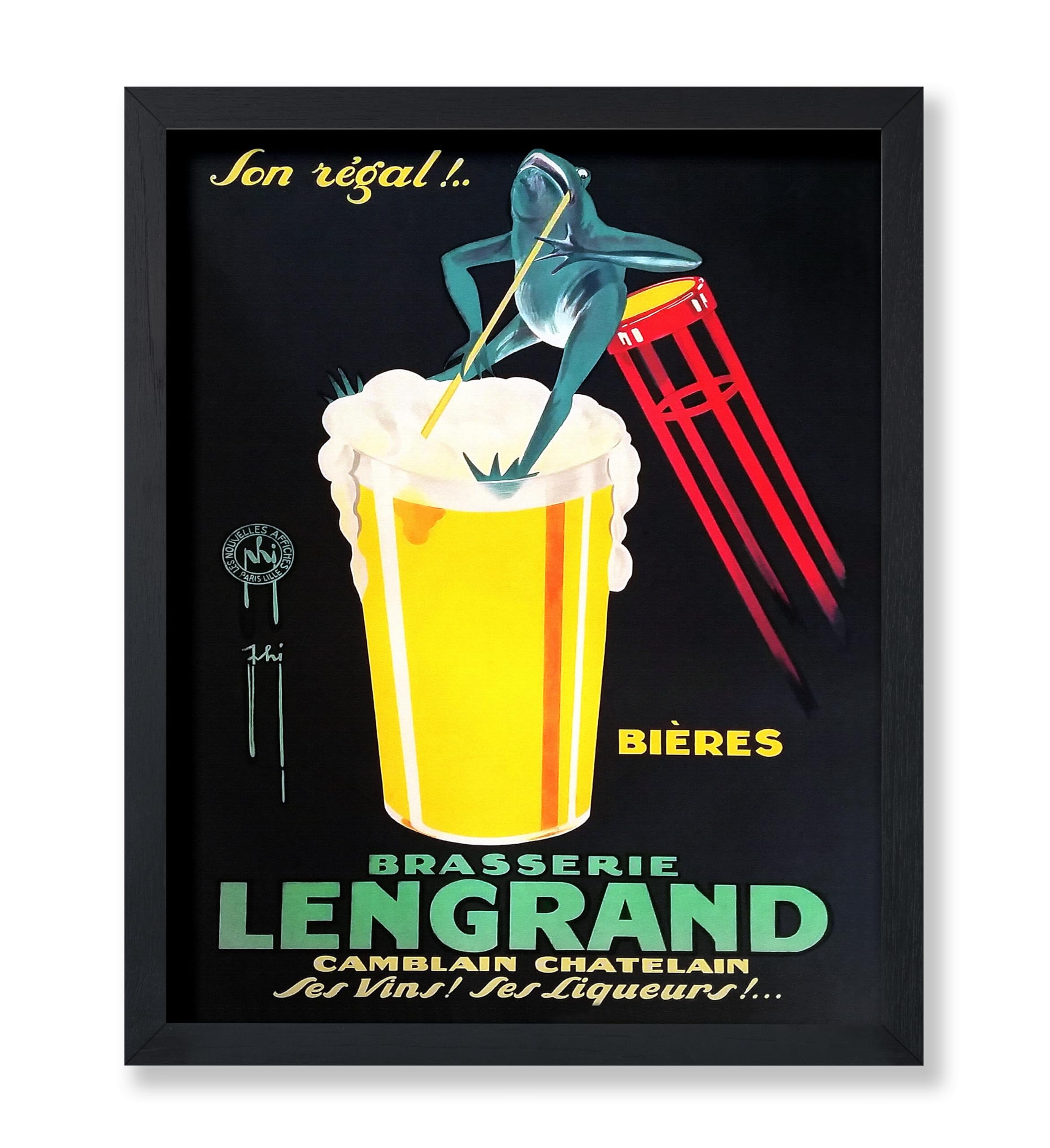 Poster Master Vintage Poster - Retro Advertising Print - 8x10 UNFRAMED ...