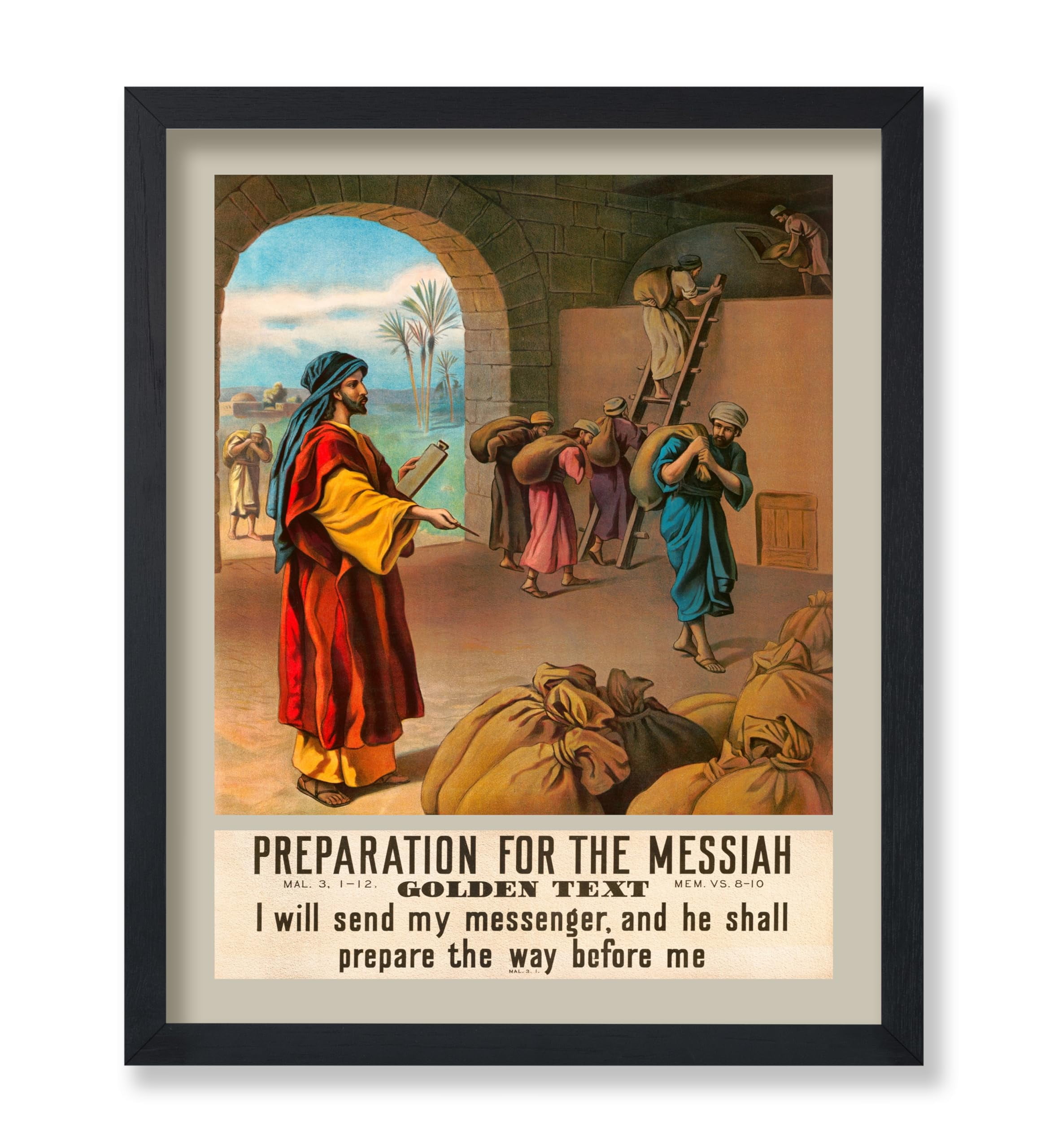 Poster Master Vintage Preparation For The Messiah Poster - Retro ...