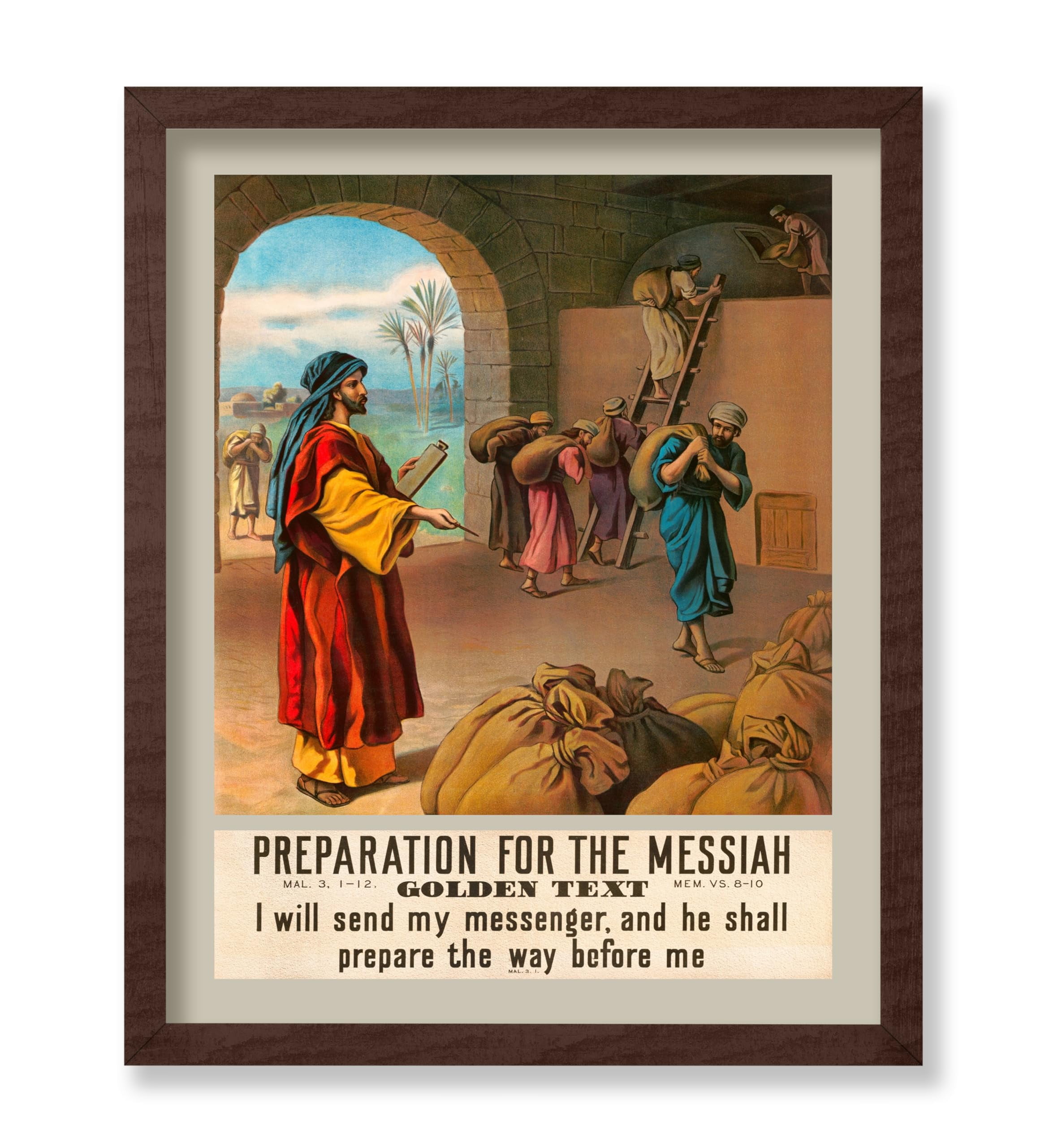 Poster Master Vintage Preparation For The Messiah Poster - Retro ...