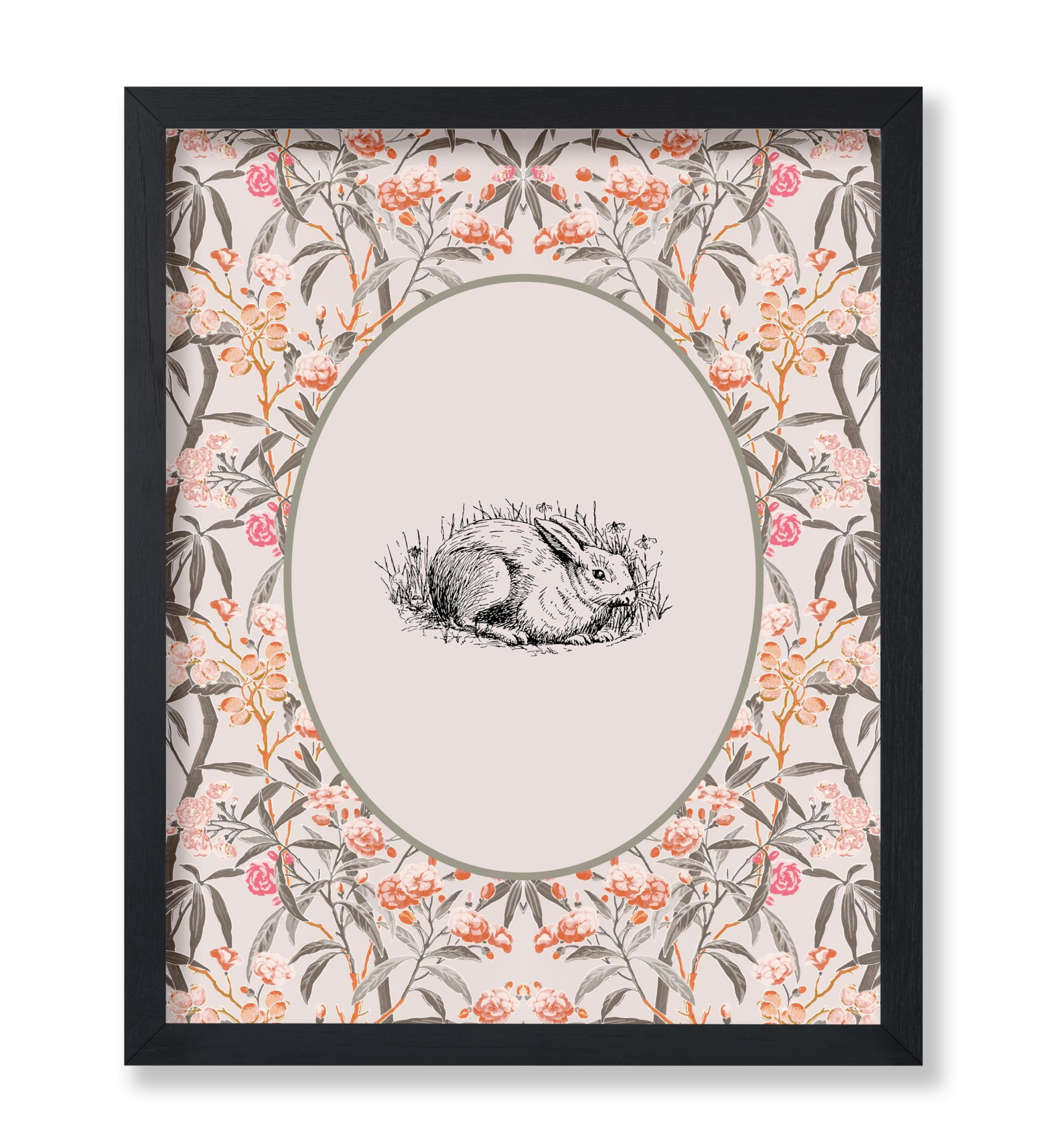 Poster Master Vintage Rabbit Poster - Retro Bunny Print - Pastel Art ...