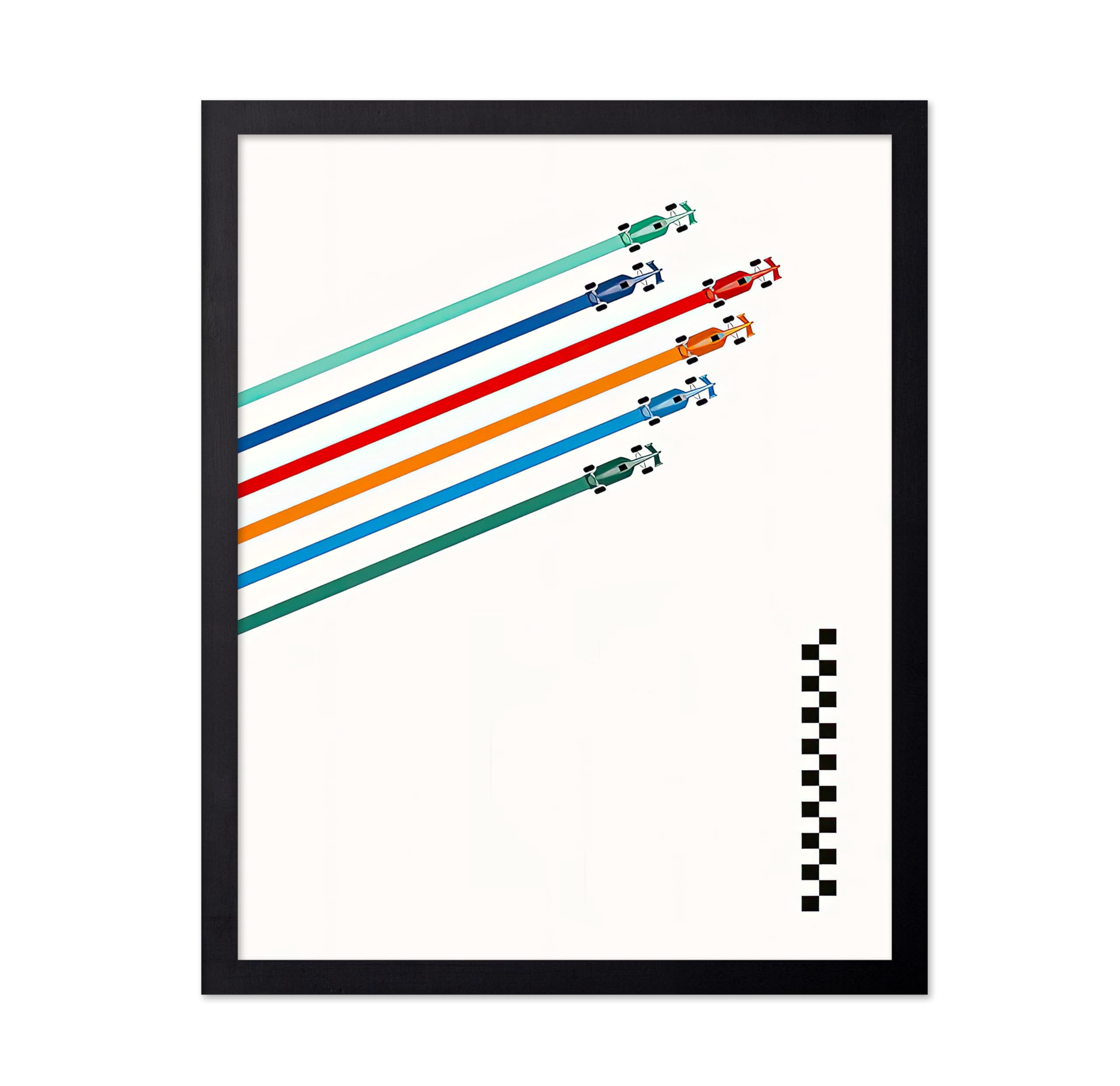 Poster Master Vintage Racing Poster - Retro Automobile Print - Racing ...