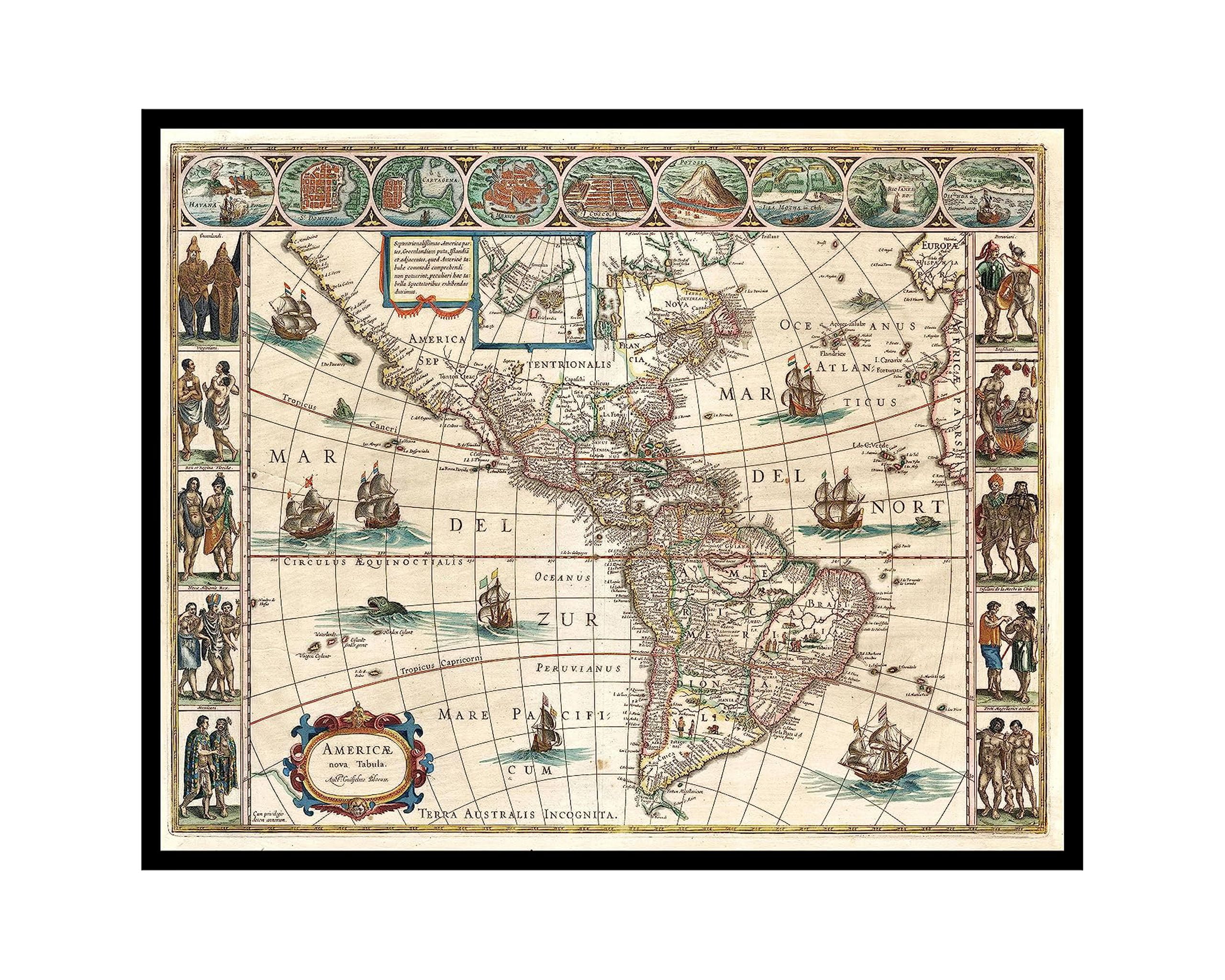 Poster Master Vintage Poster - Retro Geographic Print - 11x14 UNFRAMED ...