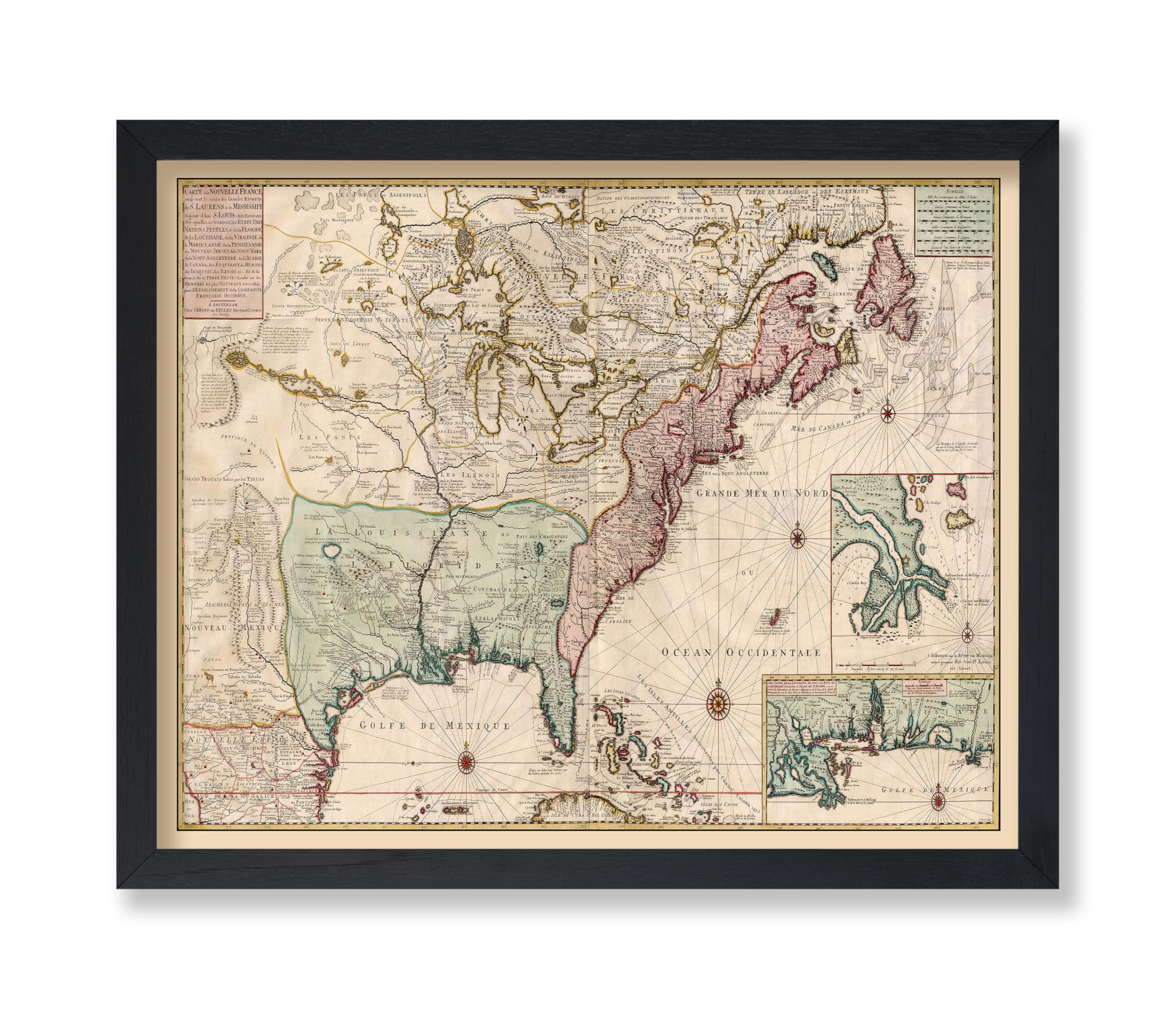 Poster Master Vintage Poster - Retro Geographic Print - 8x10 UNFRAMED ...