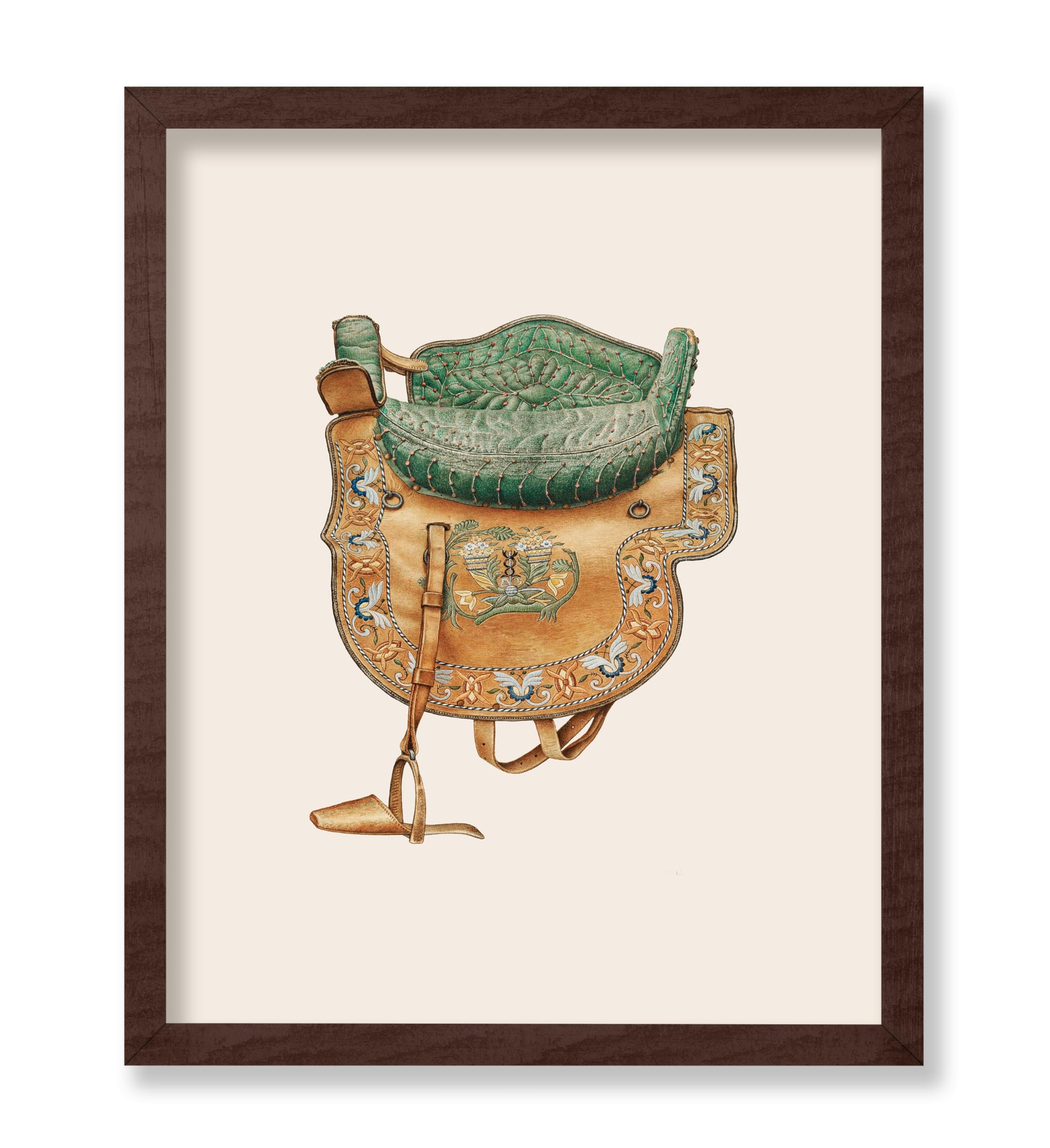 Poster Master Vintage Saddle Poster - Retro Cowboy Print - Horse Saddle ...