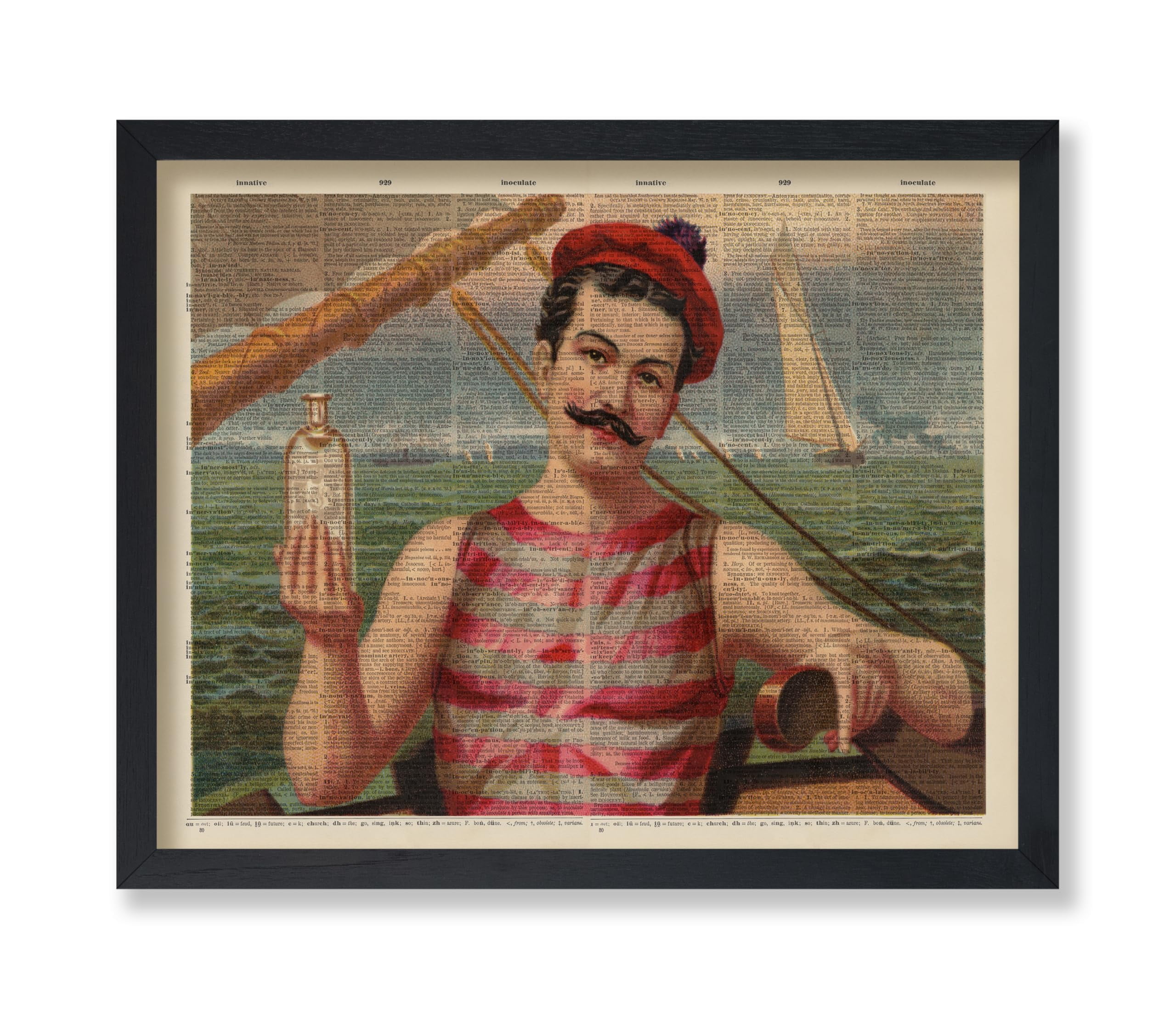 Poster Master Vintage Sailor Poster - Retro Victorian Print - Alcohol ...