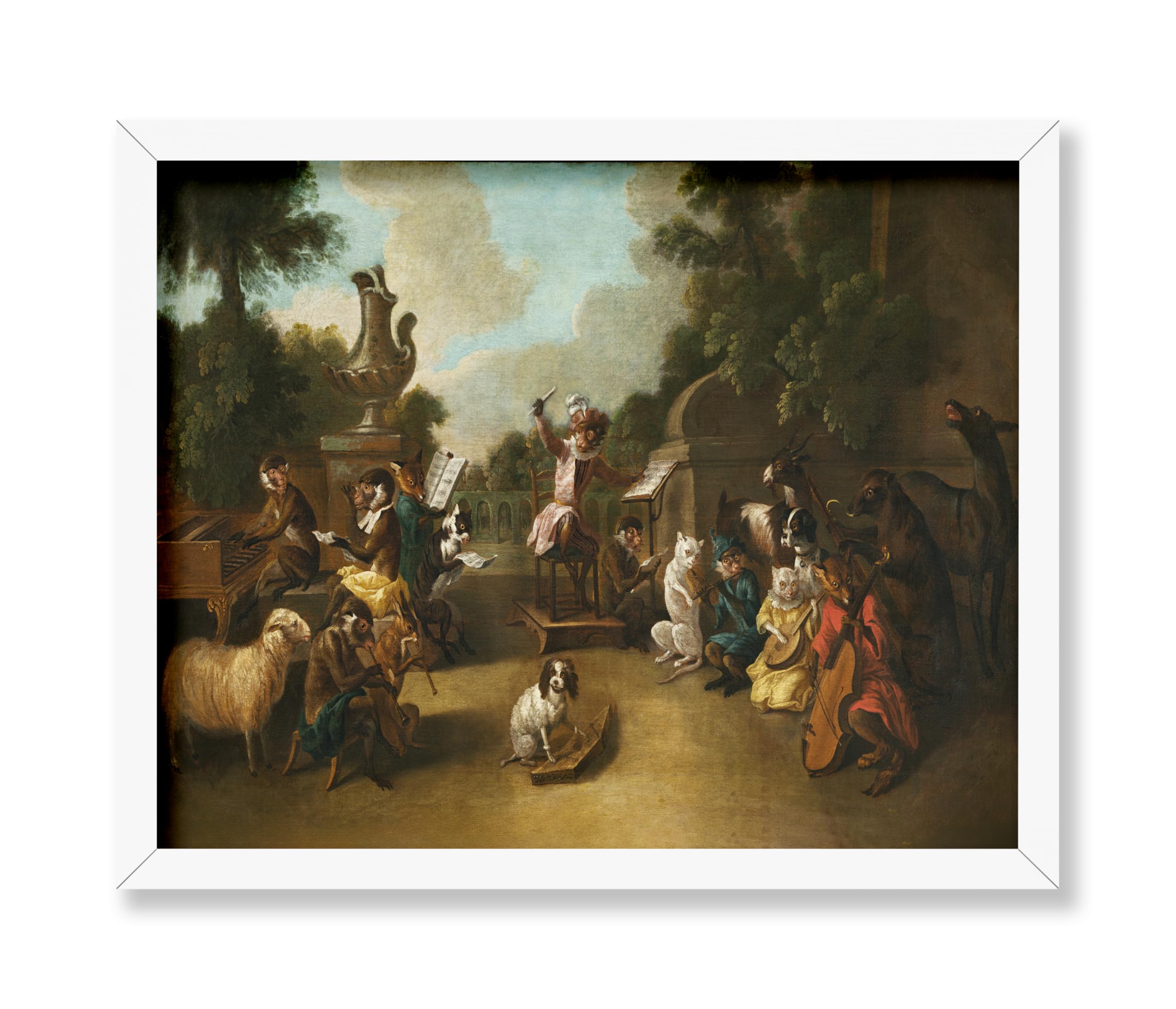 Poster Master Vintage Singerie Poster - Retro The Concert Print ...