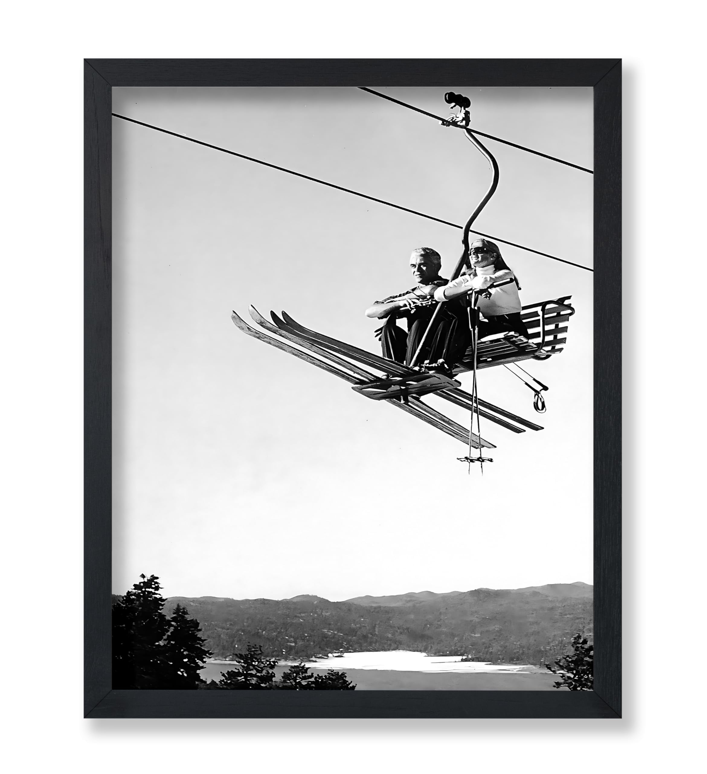 Poster Master Vintage Ski Lift Poster - Ski Print - Winter Art - Sports ...