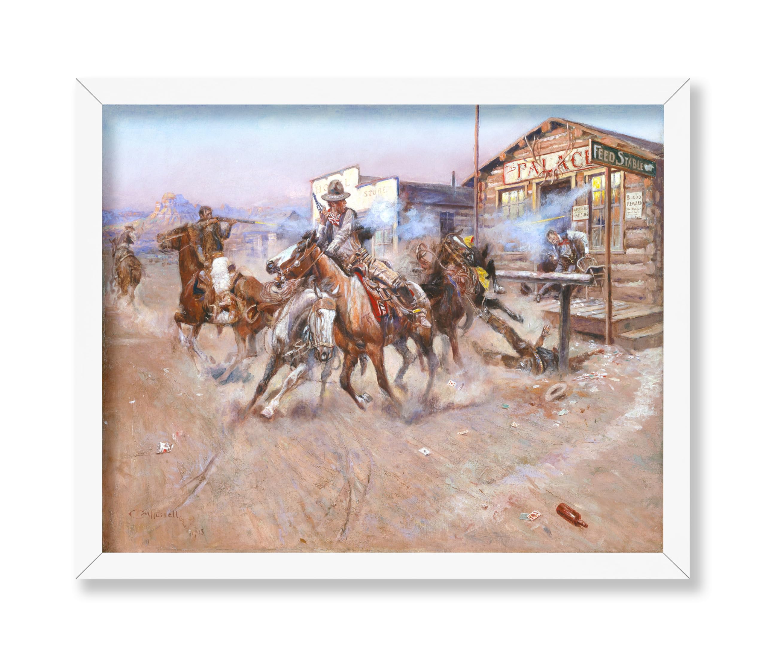 Poster Master Vintage Smoke of a .45 Poster - Retro Cowboy Print ...