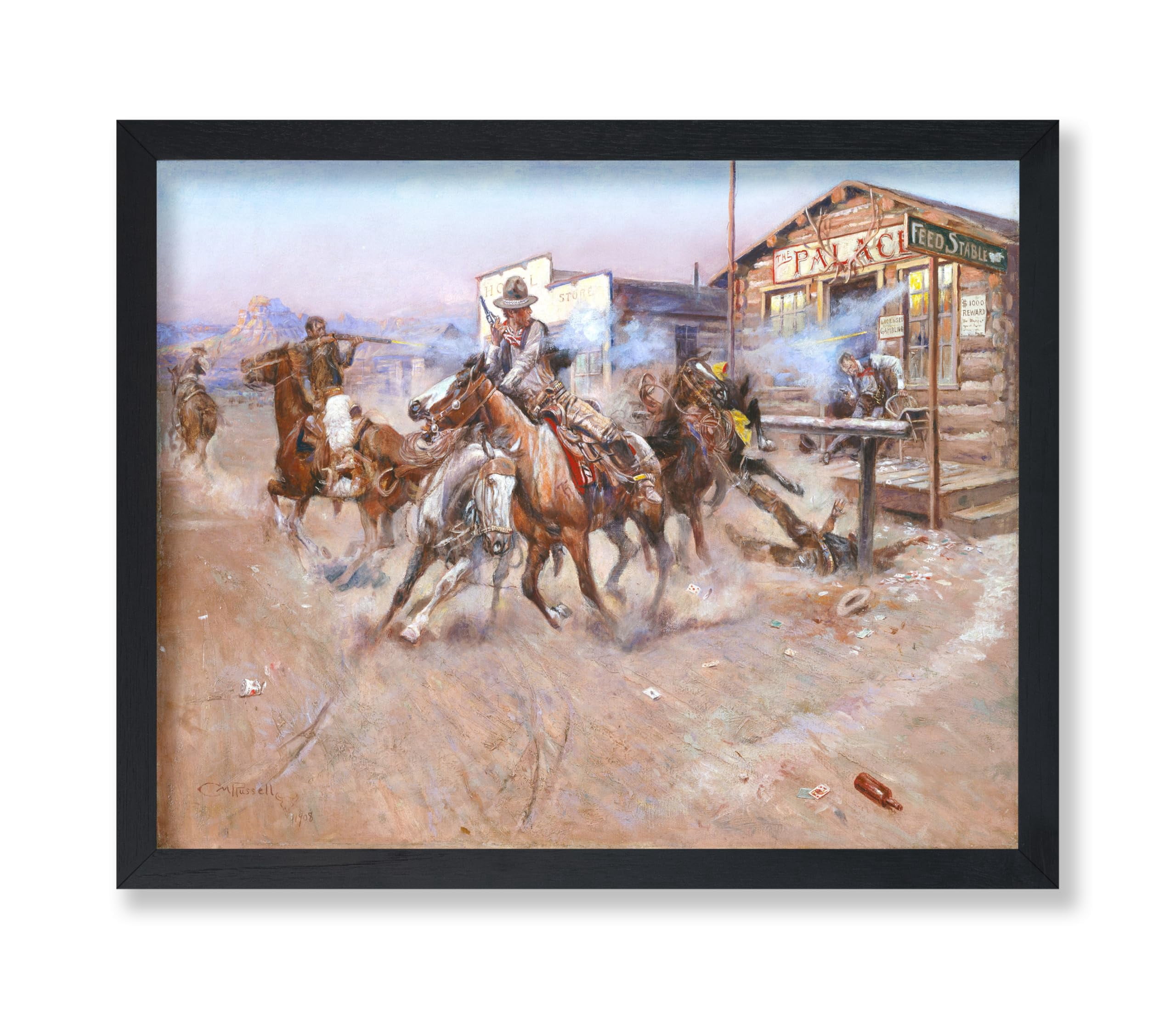 Poster Master Vintage Smoke of a .45 Poster - Retro Cowboy Print ...