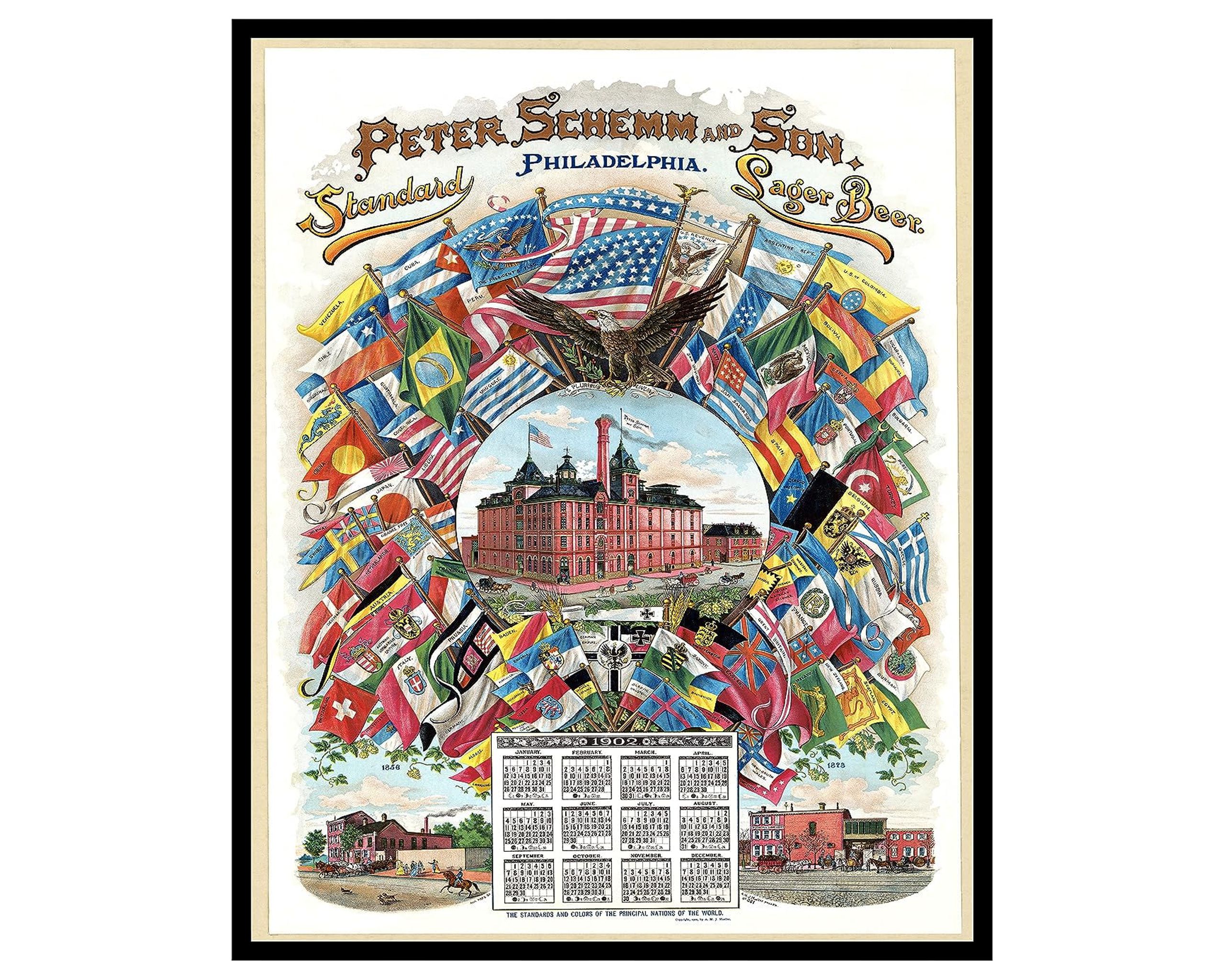 Poster Master Vintage Poster - Standard Lager Beer - Philadelphia ...