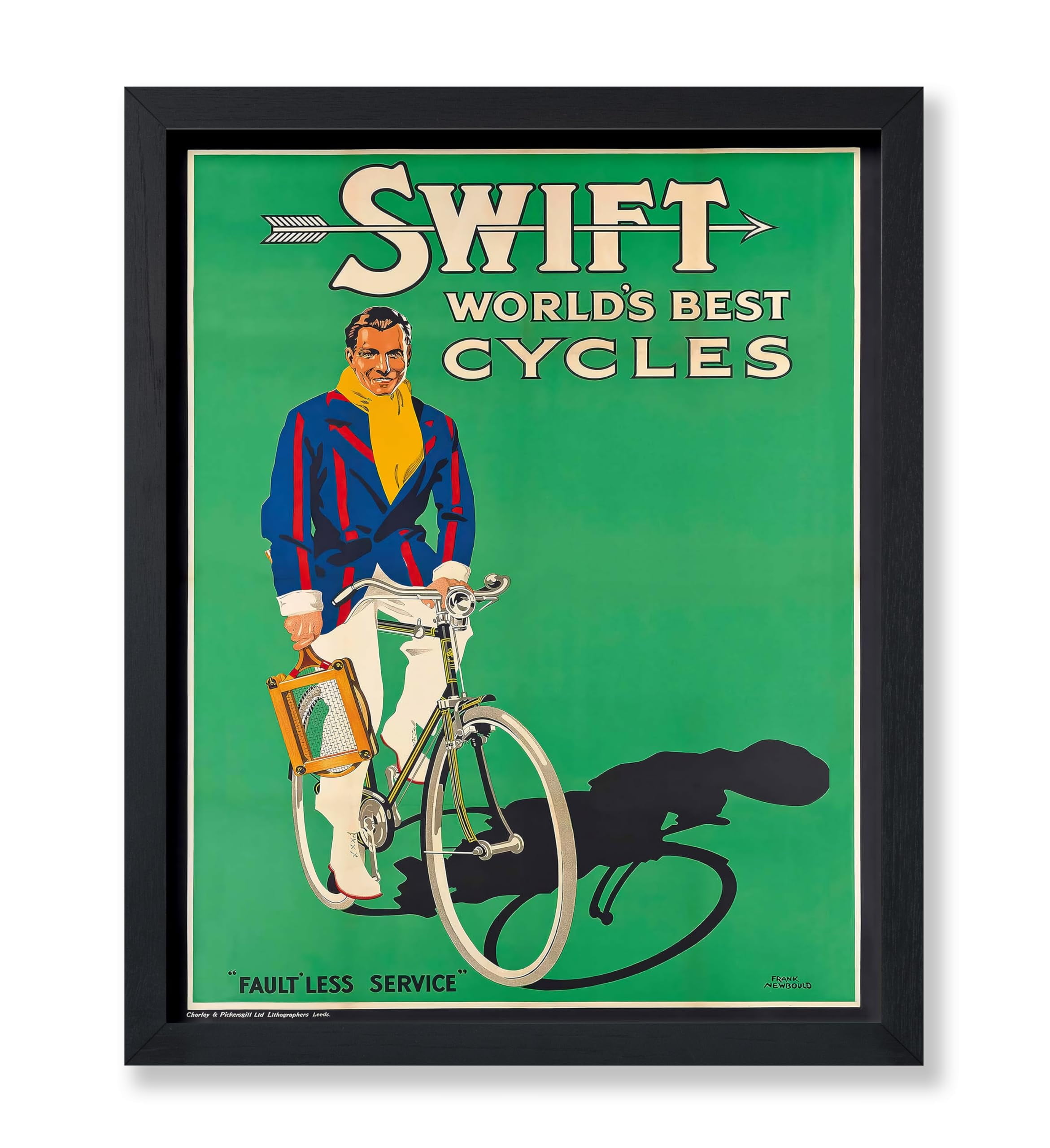 Poster Master Vintage Swift Bicycle Poster - Retro Swift World's Best ...