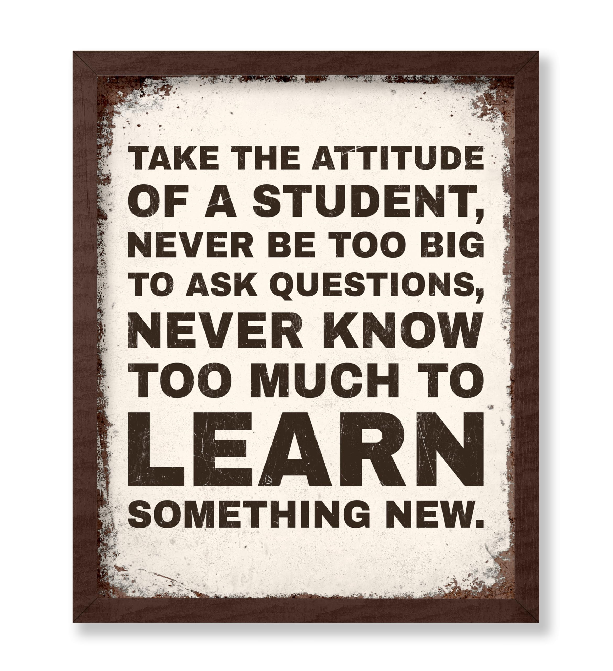Poster Master Vintage Take The Attitude Of A Student Poster ...