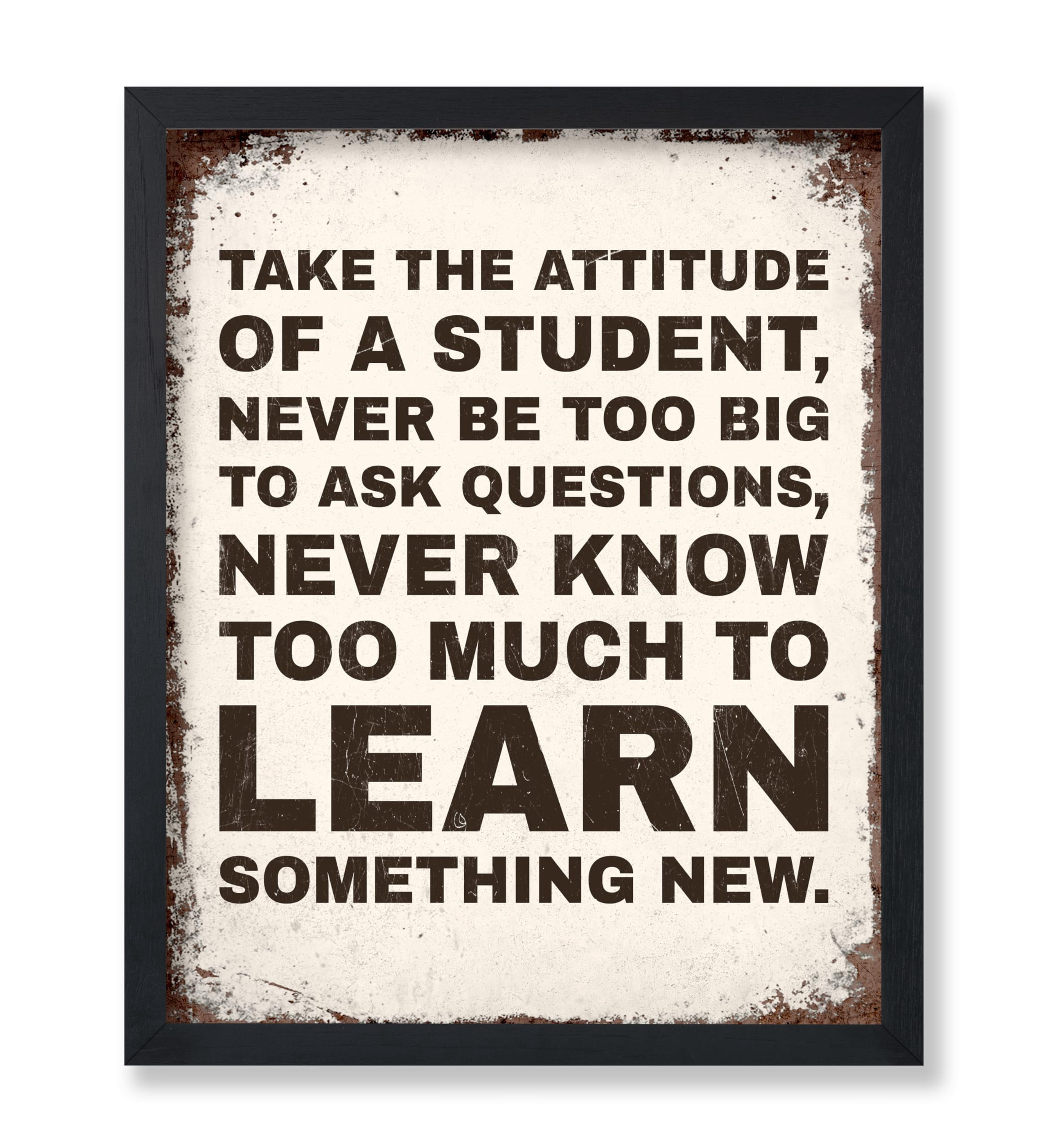 Poster Master Vintage Take The Attitude Of A Student Poster ...