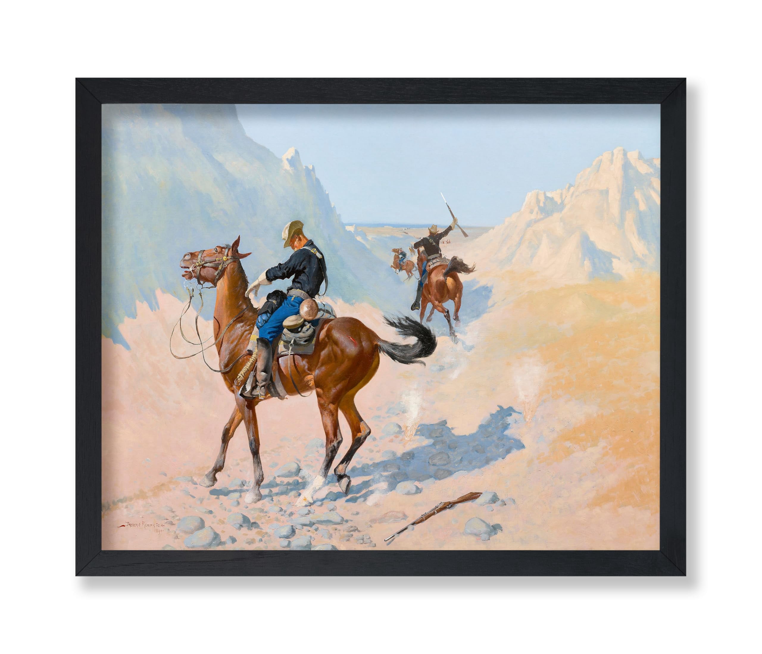 Poster Master Vintage The Advance Guard Poster - Retro Military ...