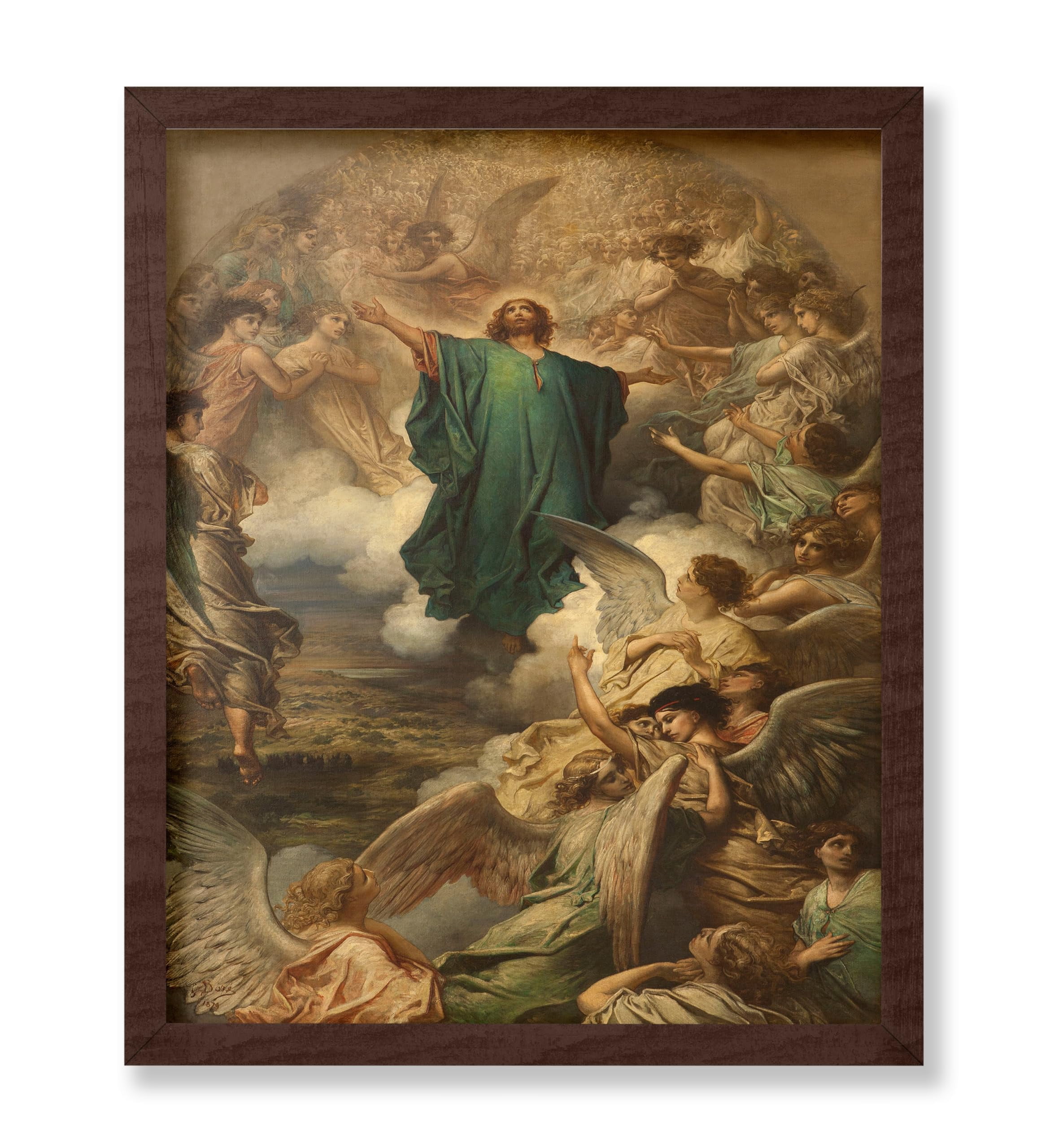 Poster Master Vintage The Ascension Poster - Retro Ascension of Jesus ...