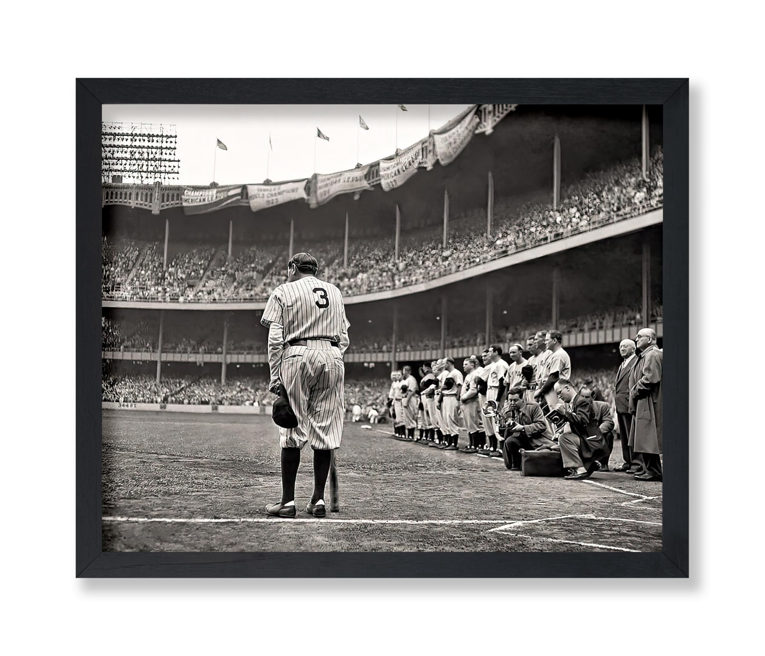 Poster Master Vintage The Babe Bows Out Poster - Retro Babe Ruth ...